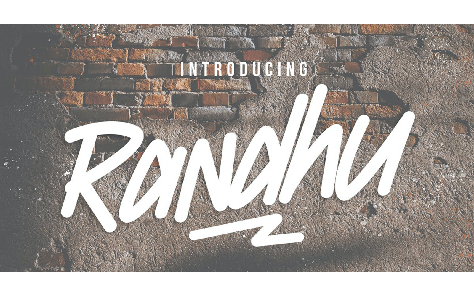 Randhu Handwritten Marker Font - Randhu Handwritten Marker Font