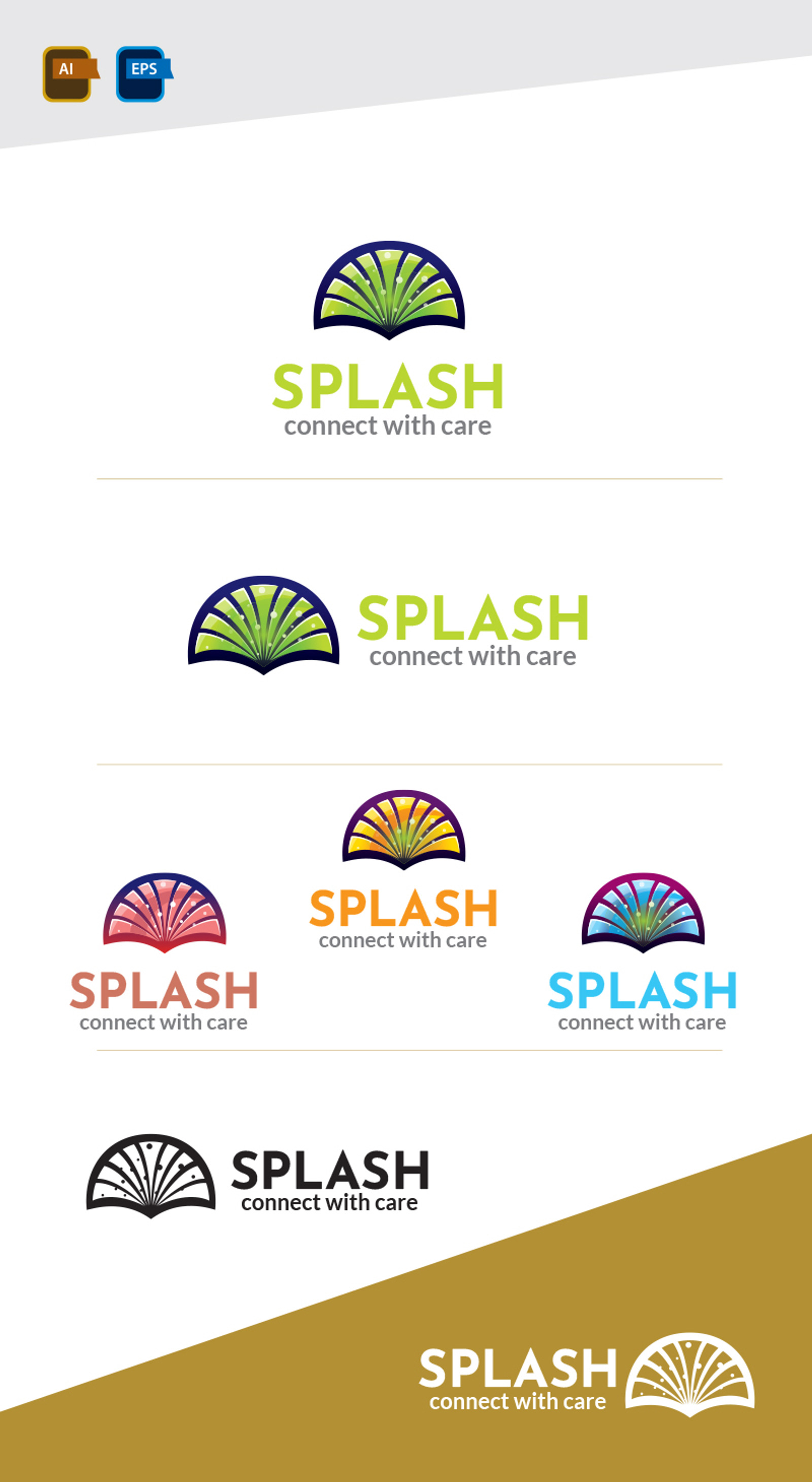 SPLASH Logo Design Template #206182 - TemplateMonster