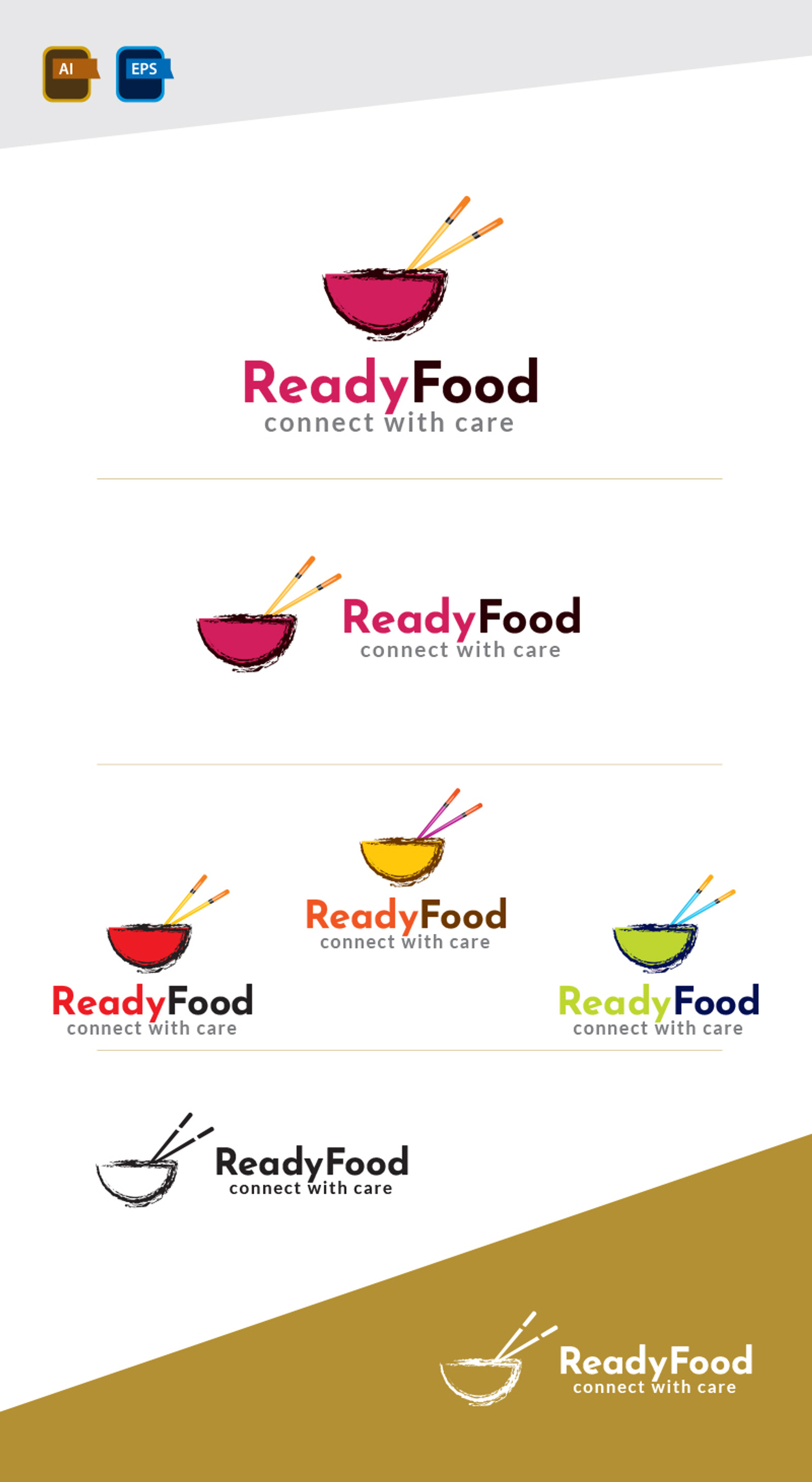 Ready Food Logo Design Template #206185 - TemplateMonster