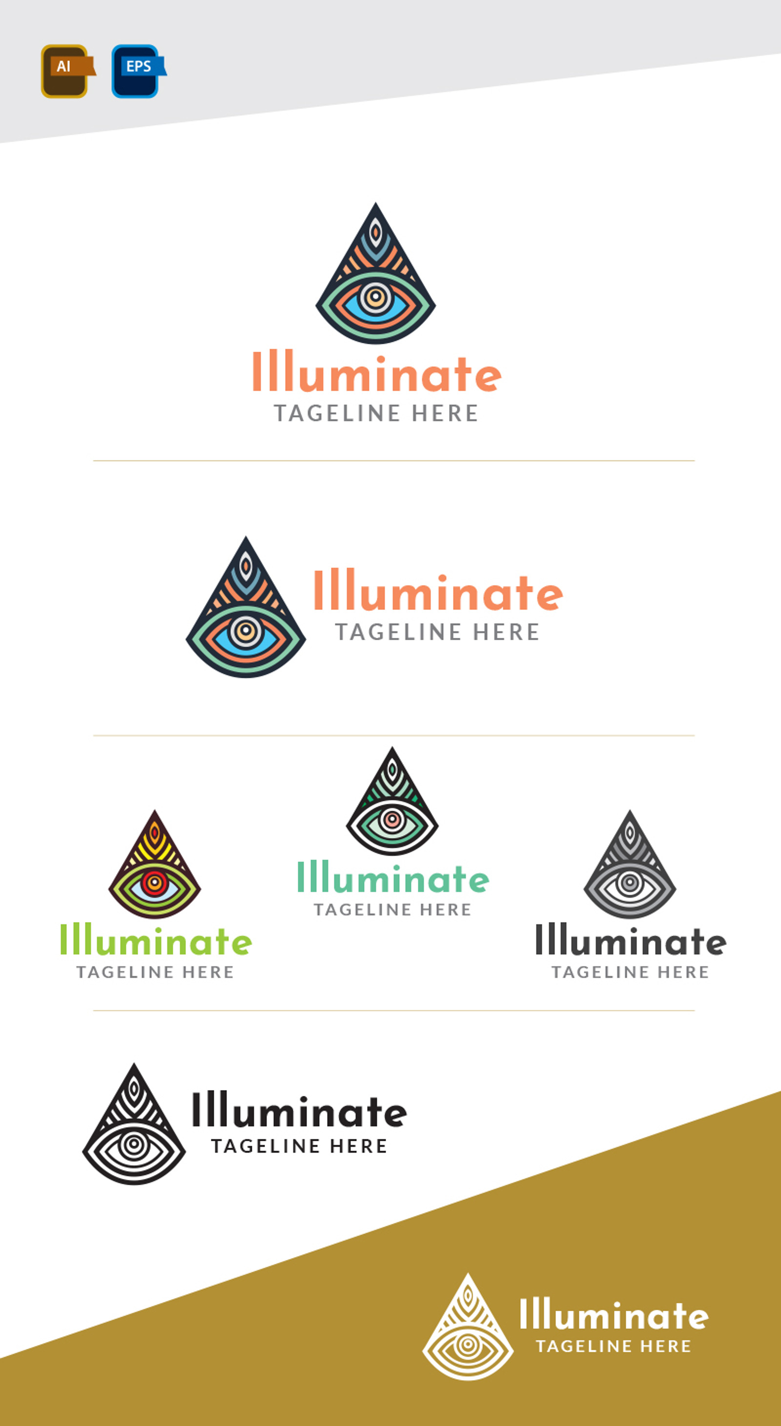 Illuminate Logo Design Template Vol 2 - TemplateMonster