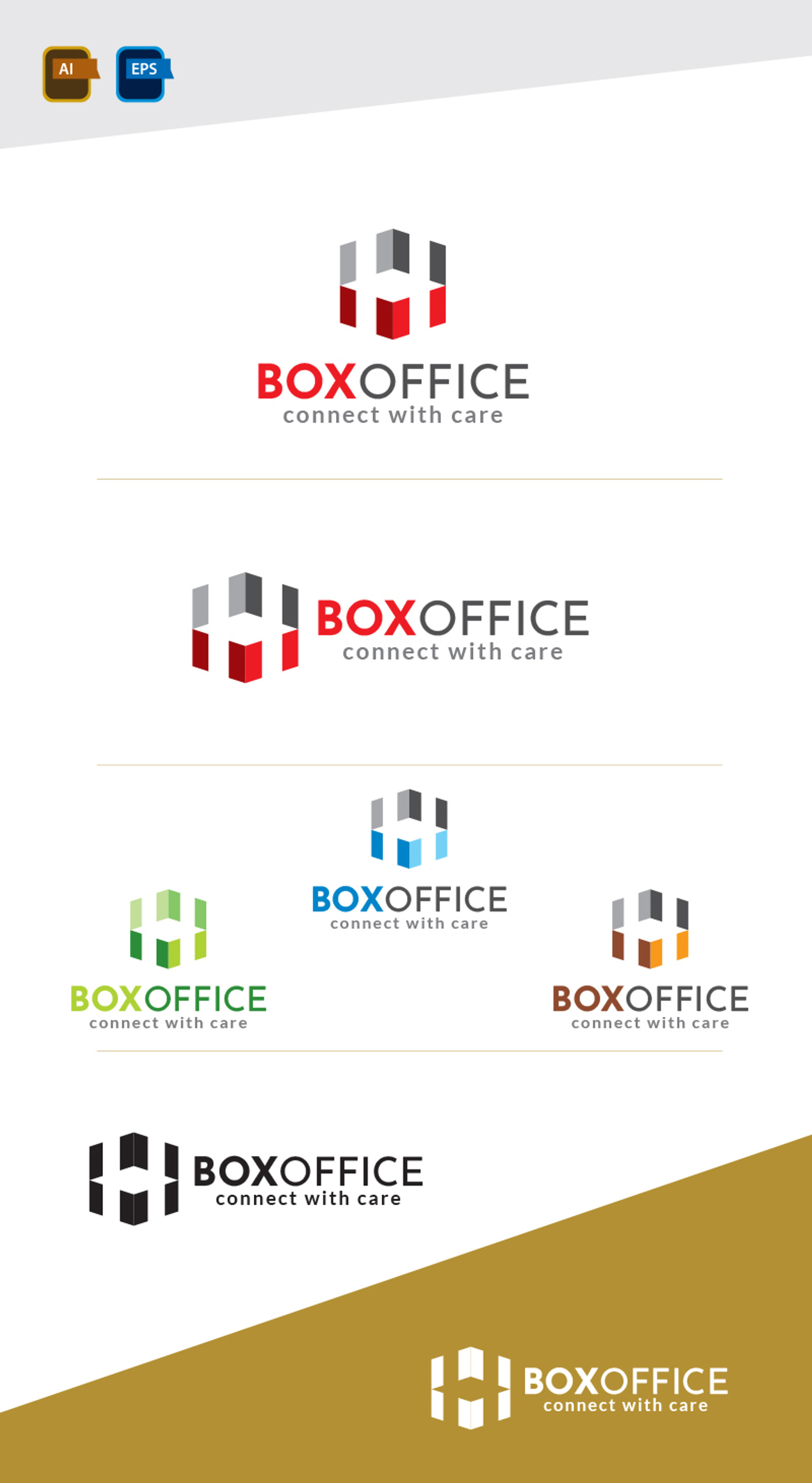 Box Office Logo Design Template #210815 - TemplateMonster