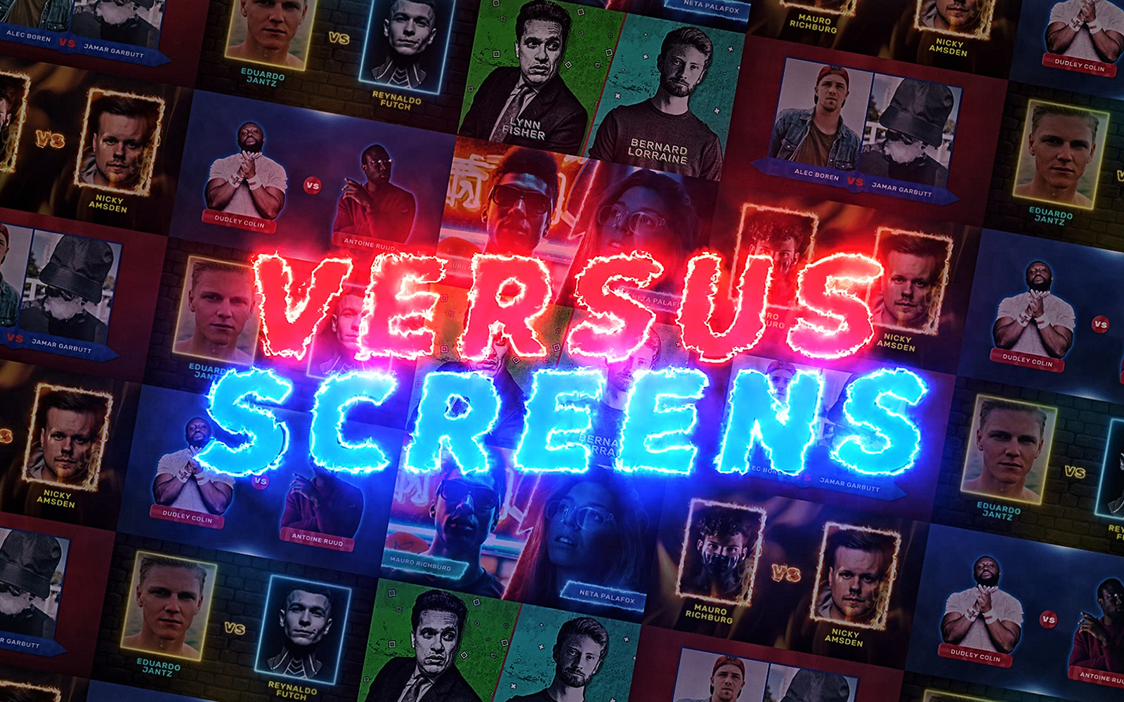 VS Versus Split Screens v.1 - Premiere Pro - TemplateMonster