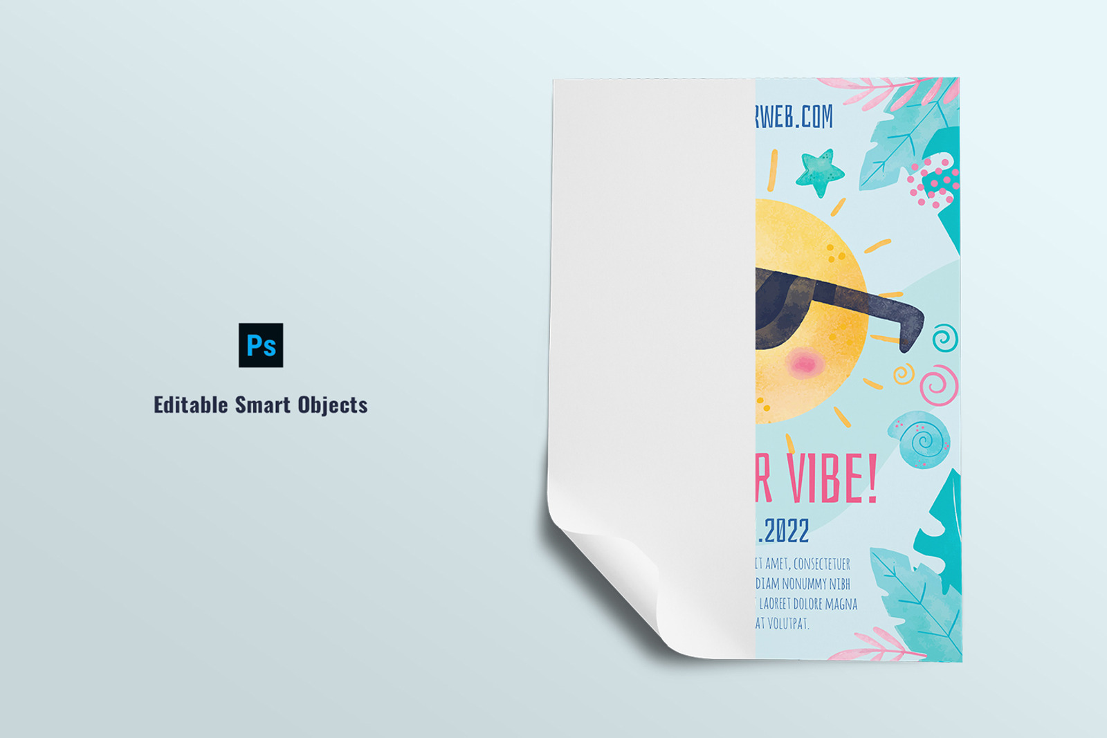 Top View Paper Poster Set Mockup #266673 - TemplateMonster