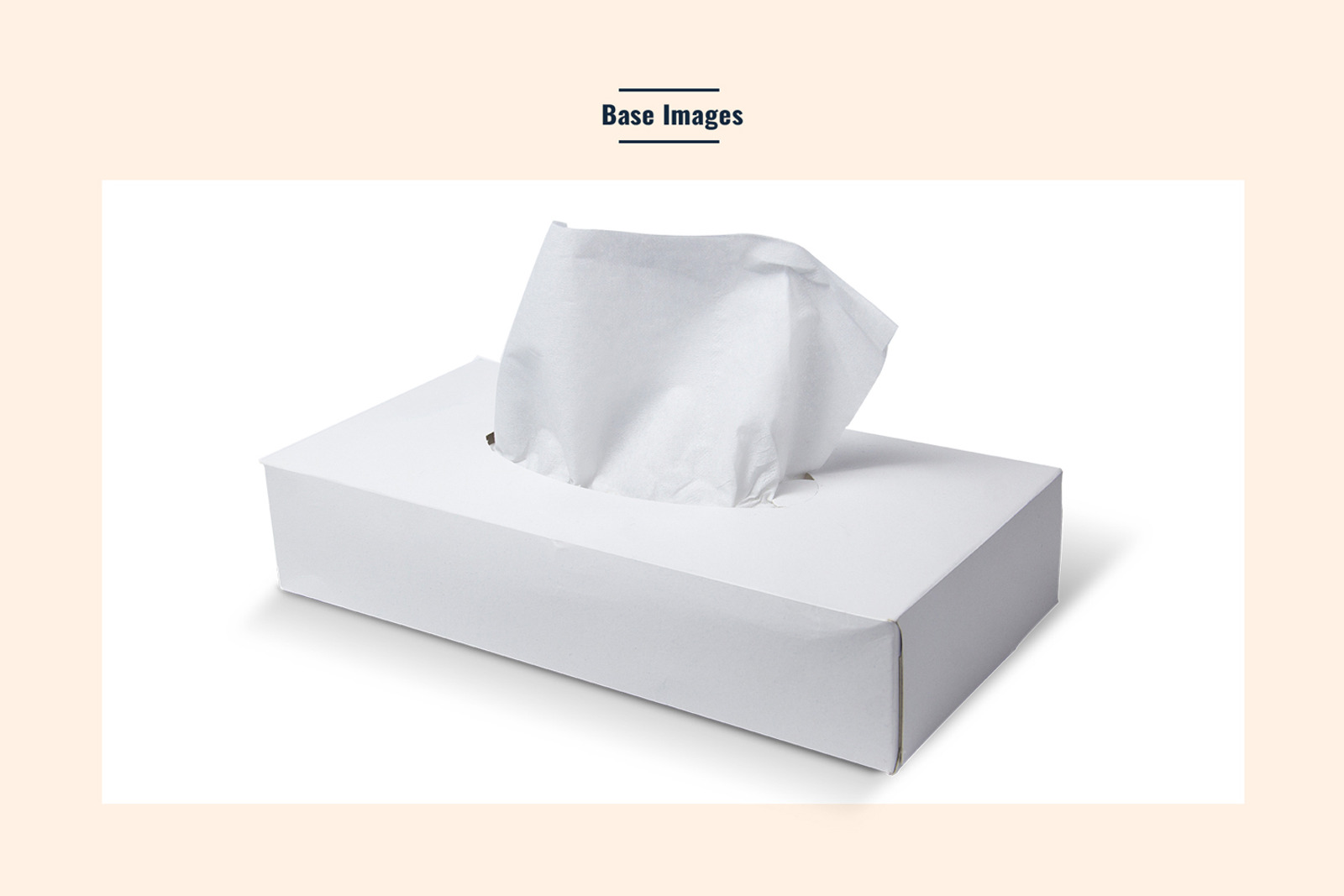 Tissue Paper Box Packaging Mockup #258326 - TemplateMonster