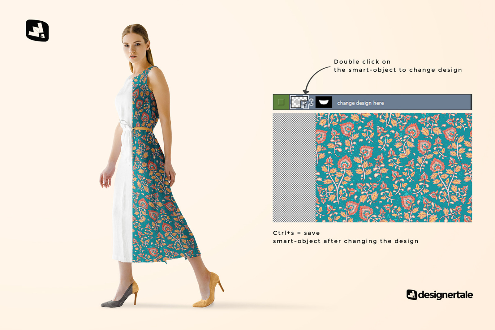 Women’s Summer Dress Mockup Vol.3 #276569 - TemplateMonster