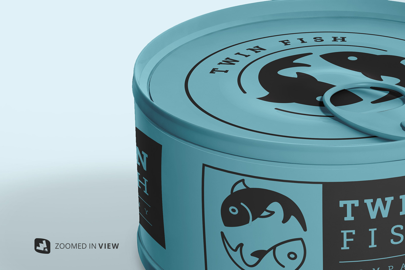 Circular Can Food Packaging Mockup #281727 - TemplateMonster