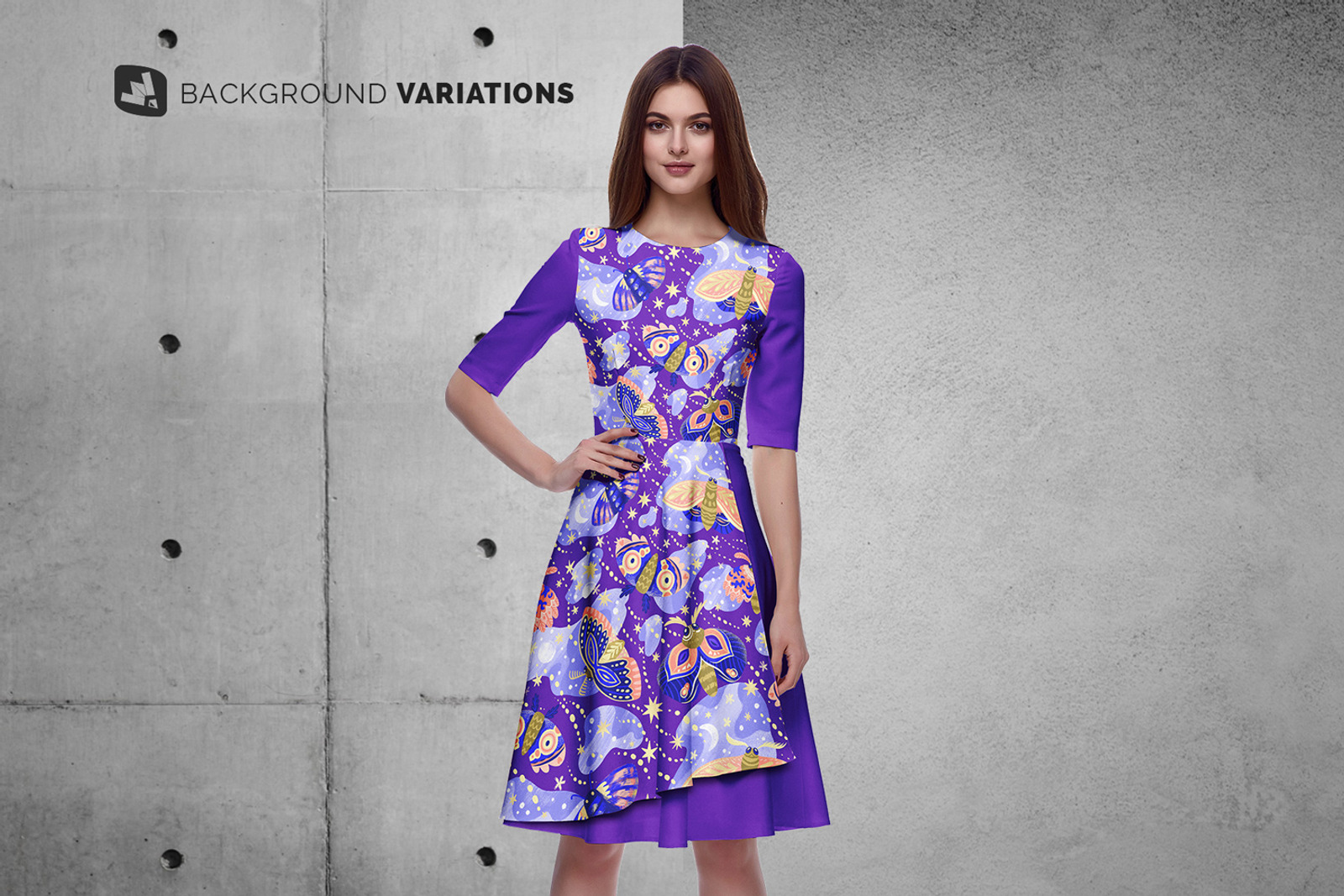 Female Formal Dress Mockup #270646 - TemplateMonster
