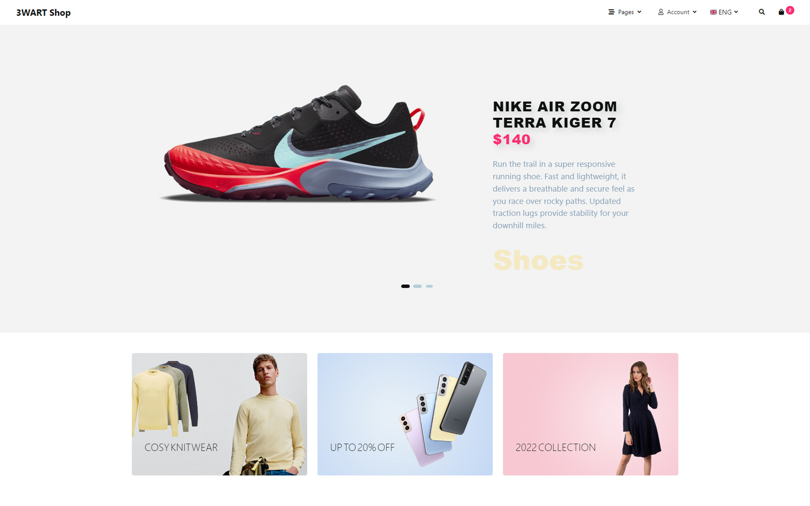 Online Shop Bootstrap 5 html Website template