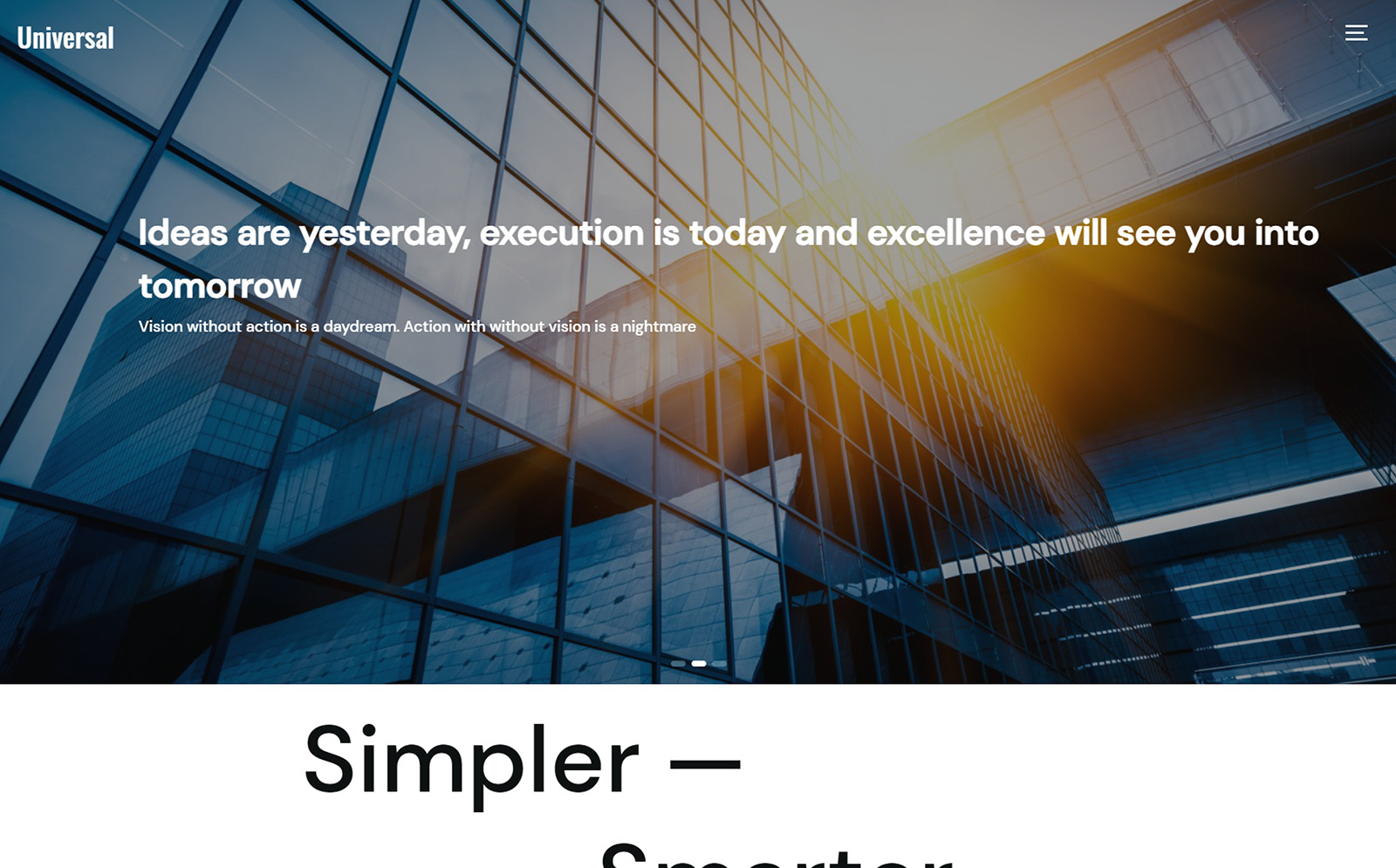 Universal CMS Template - Bootstrap | Laravel Framework Website Template Universal CMS Template - Bootstrap | Laravel Framework Website Template