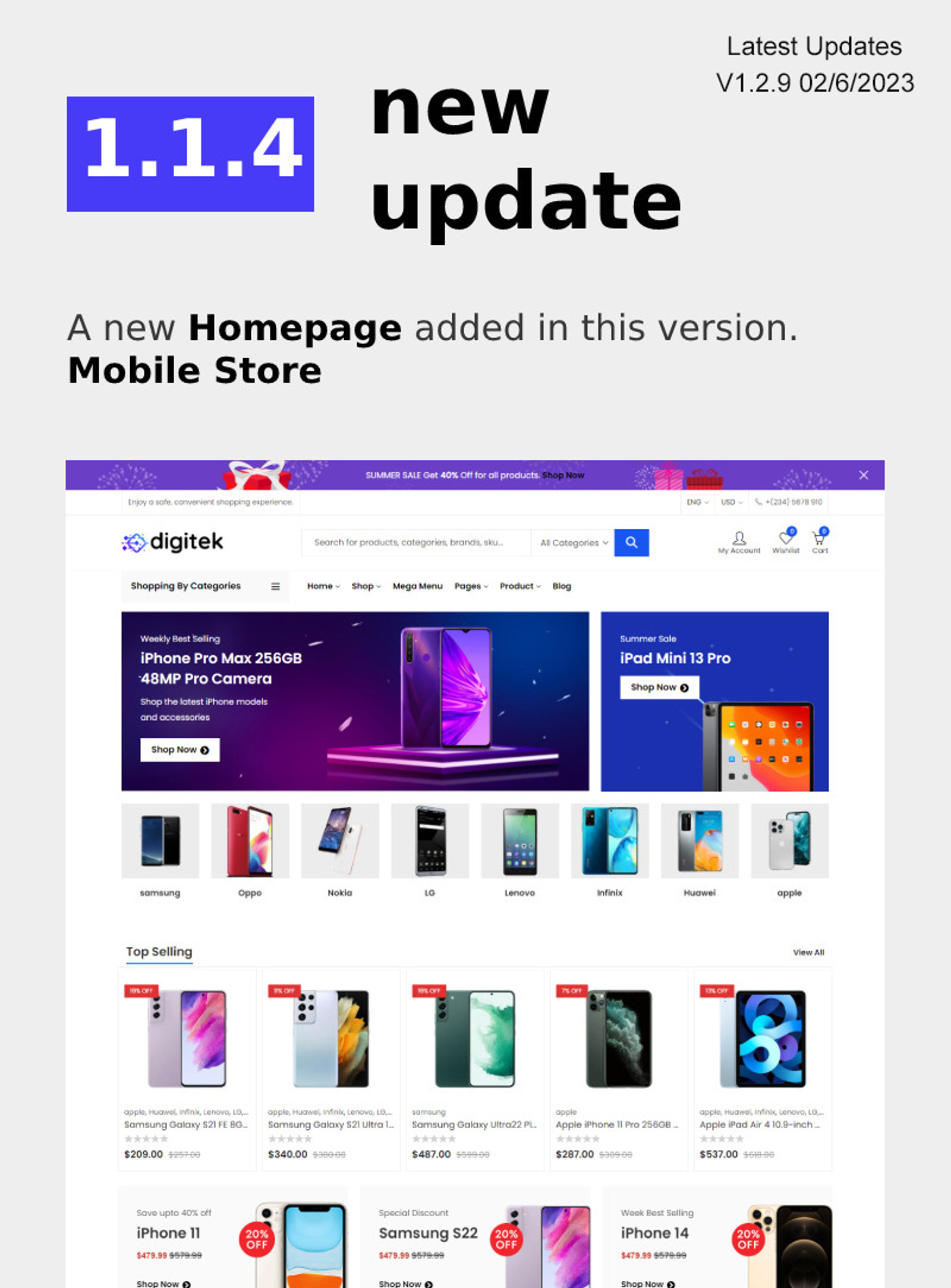 Digitek - Elementor Electronics WooCommerce Theme