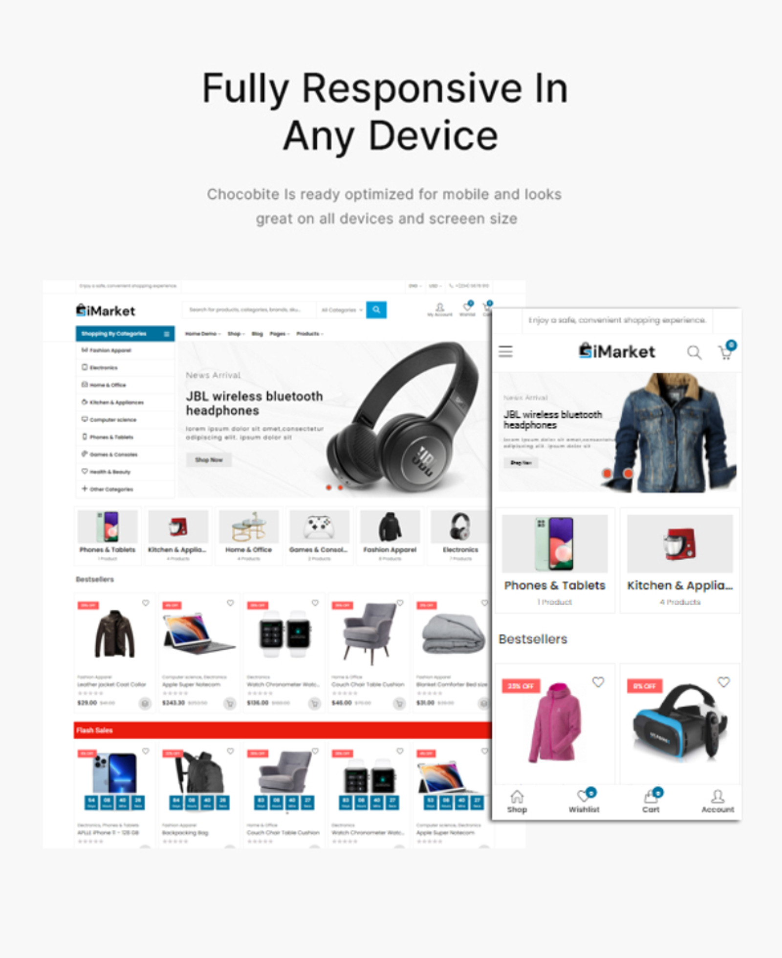 IMarket - Multi-vendor Marketplace WooCommerce WordPress Theme