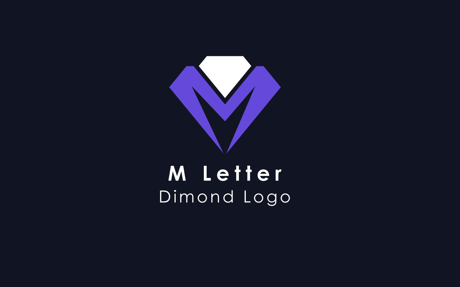 M Letter Dimond Logo to Jewellary #332727 - TemplateMonster