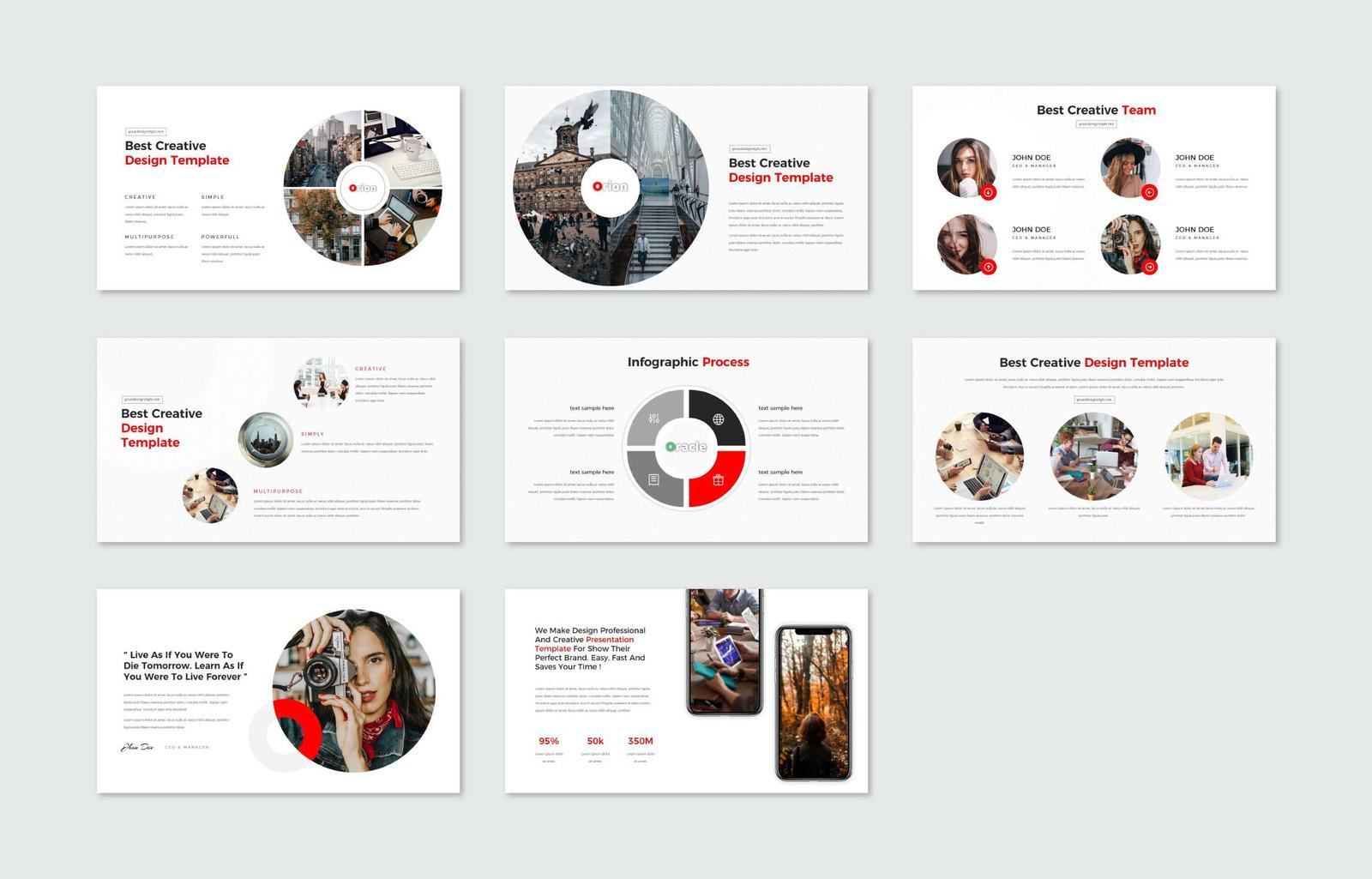 Orion PowerPoint Template Template #243725 - TemplateMonster