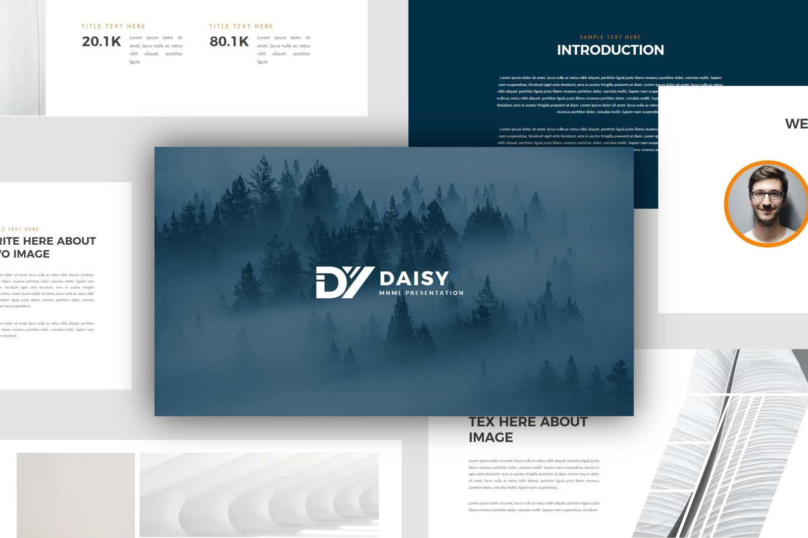 Daisy PowerPoint Presentation Template - TemplateMonster