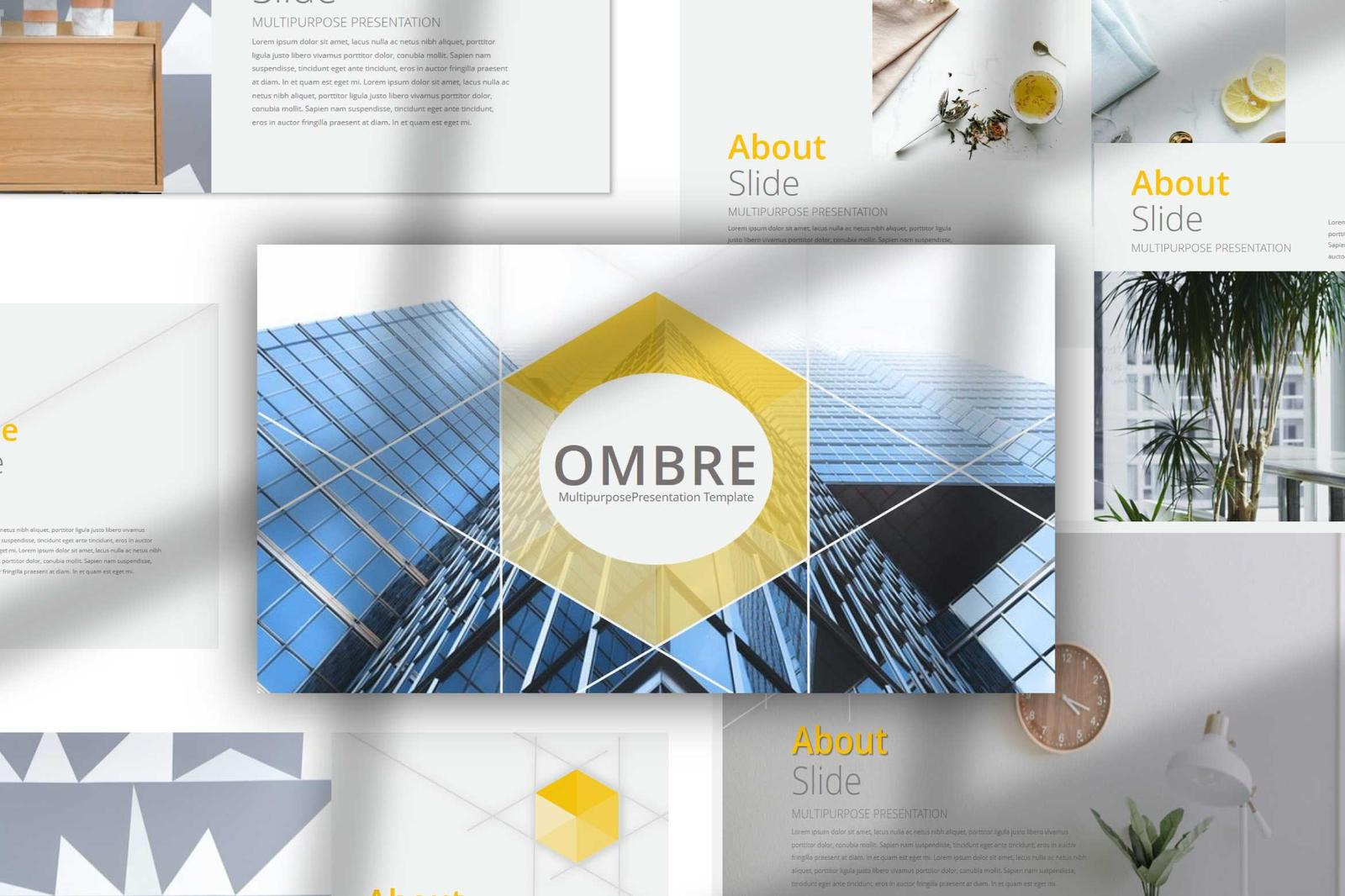 Ombre - PowerPoint Presentation Templates - TemplateMonster