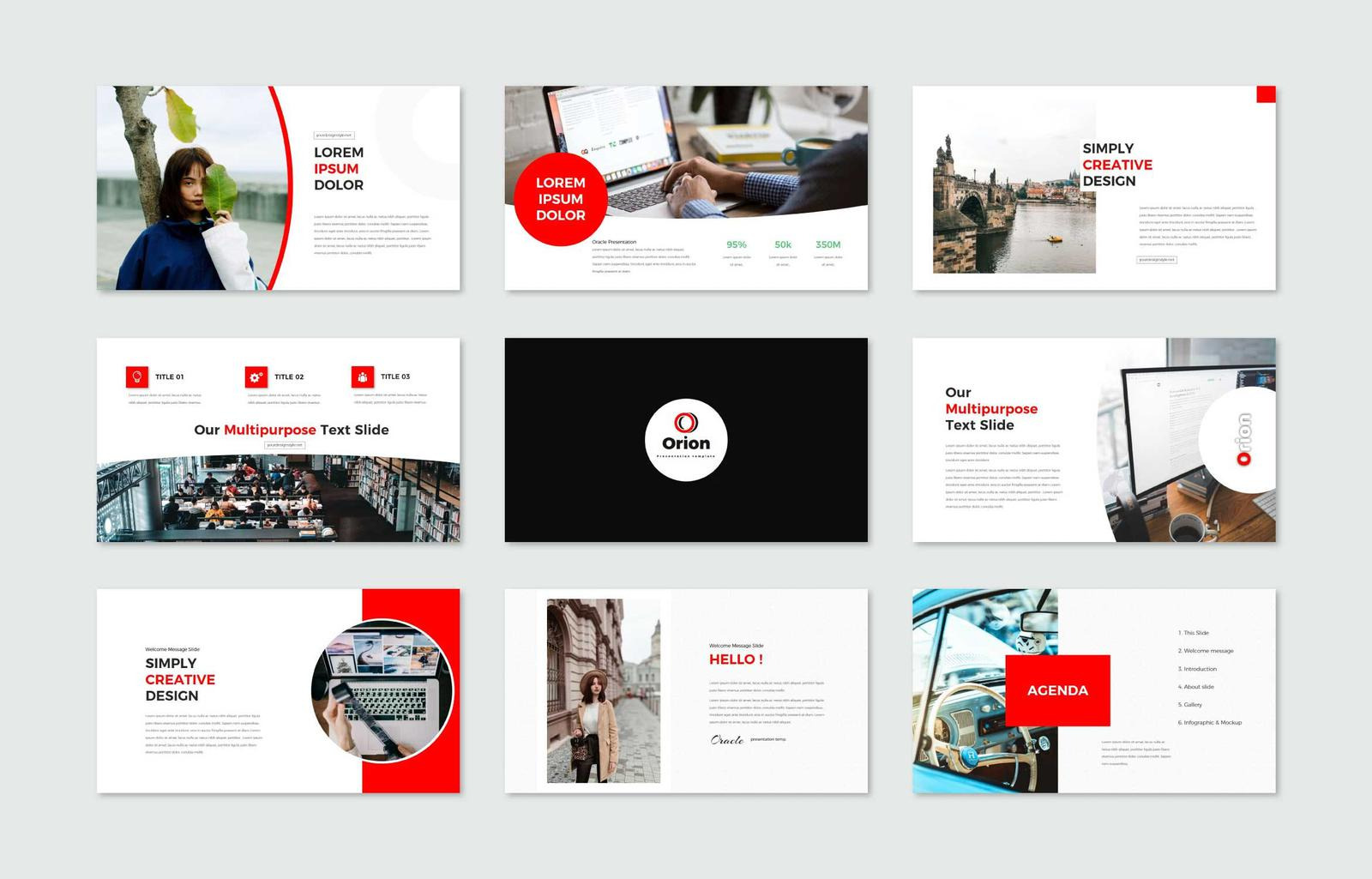 Orion PowerPoint Template Template #243725 - TemplateMonster
