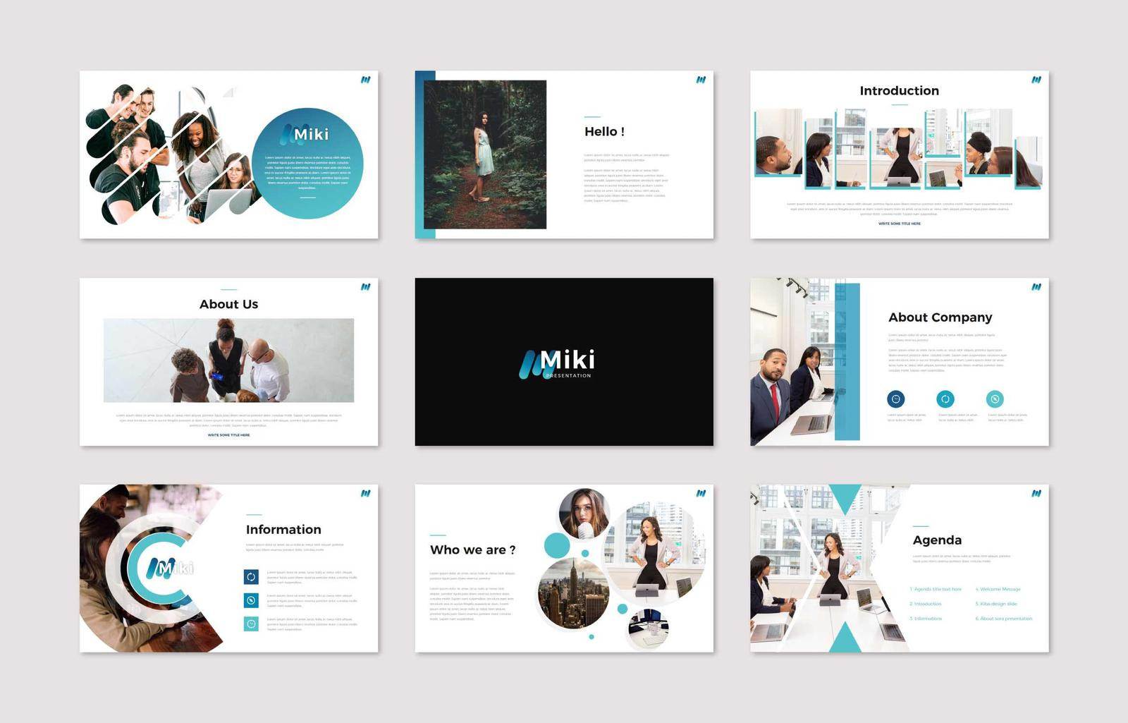 Miki PowerPoint Presentation Template - TemplateMonster
