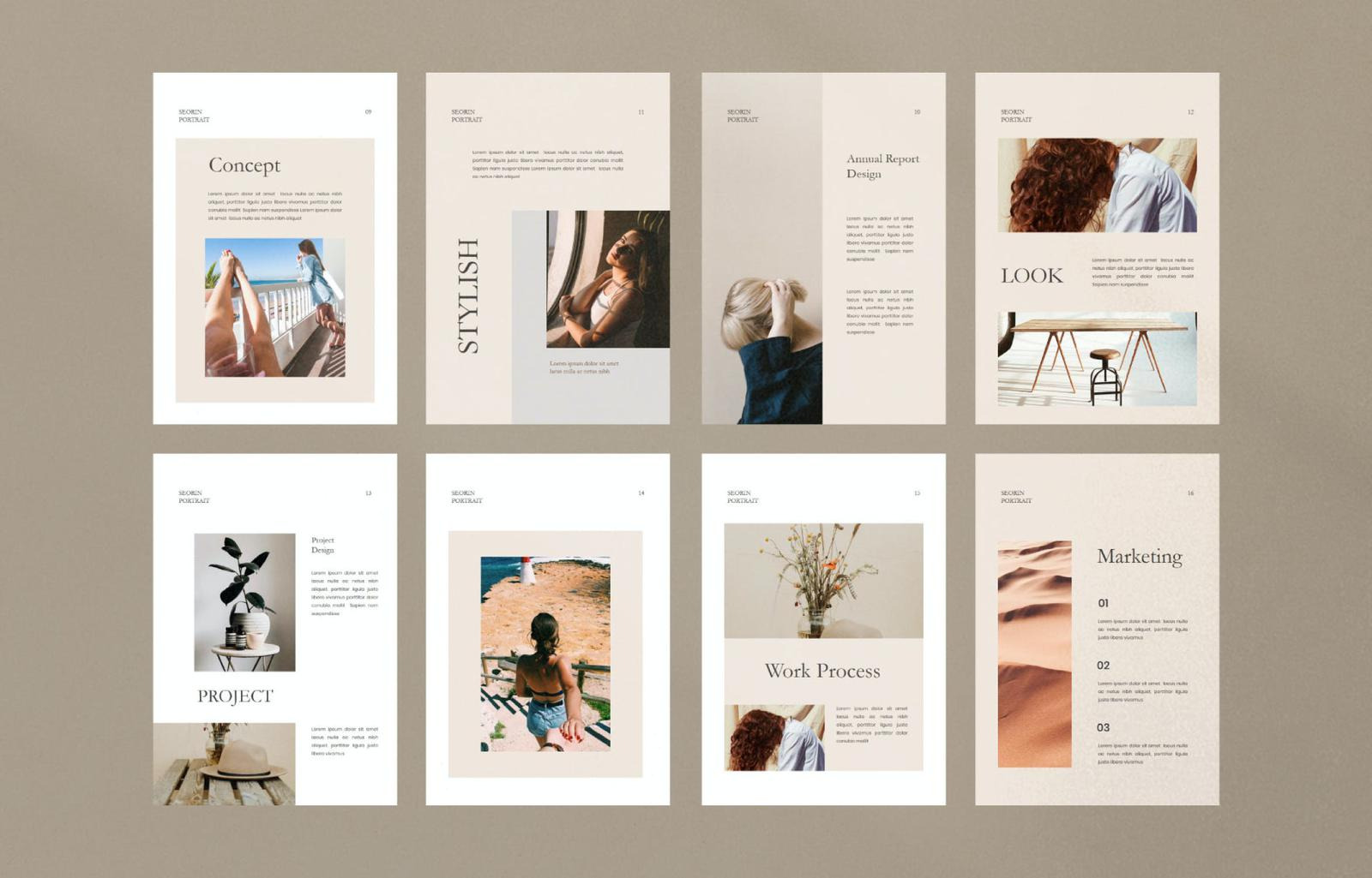 Seorin Portrait Multipurpose PowerPoint Presentation Template