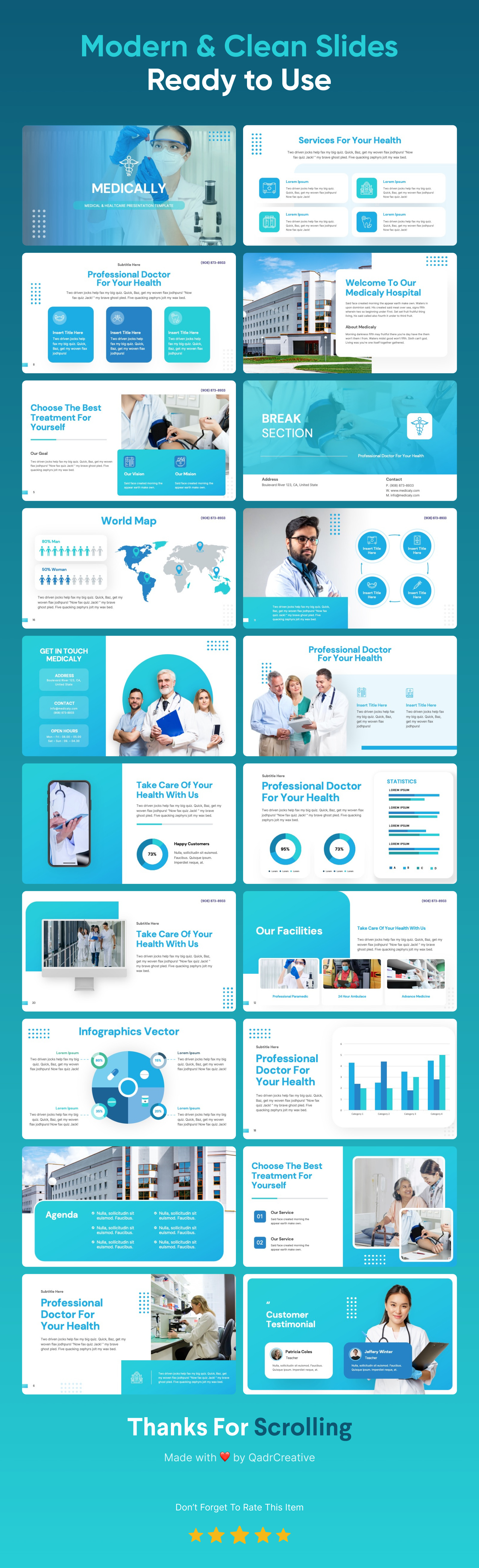 Medically - Medical and Healthy PowerPoint Template