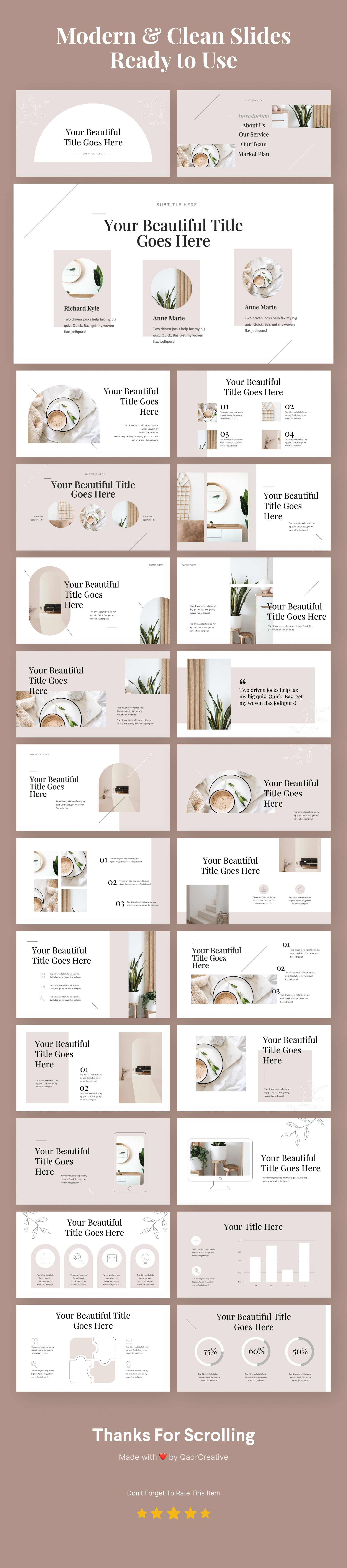 Aesthic - Aesthetic PowerPoint Presentation Template