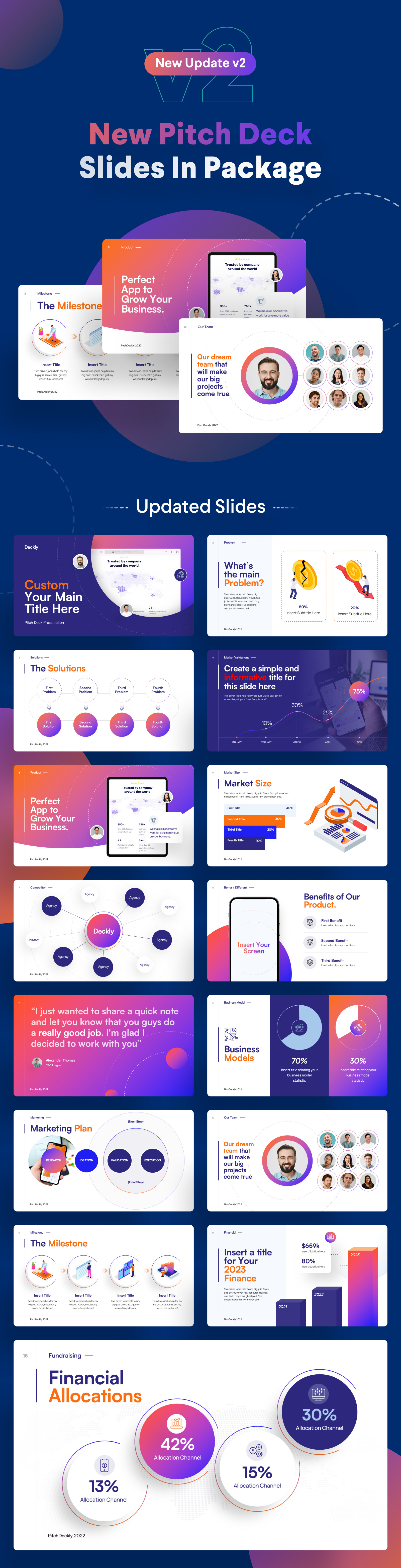 Deckly - Pitch Deck Google Slide Presentation Template