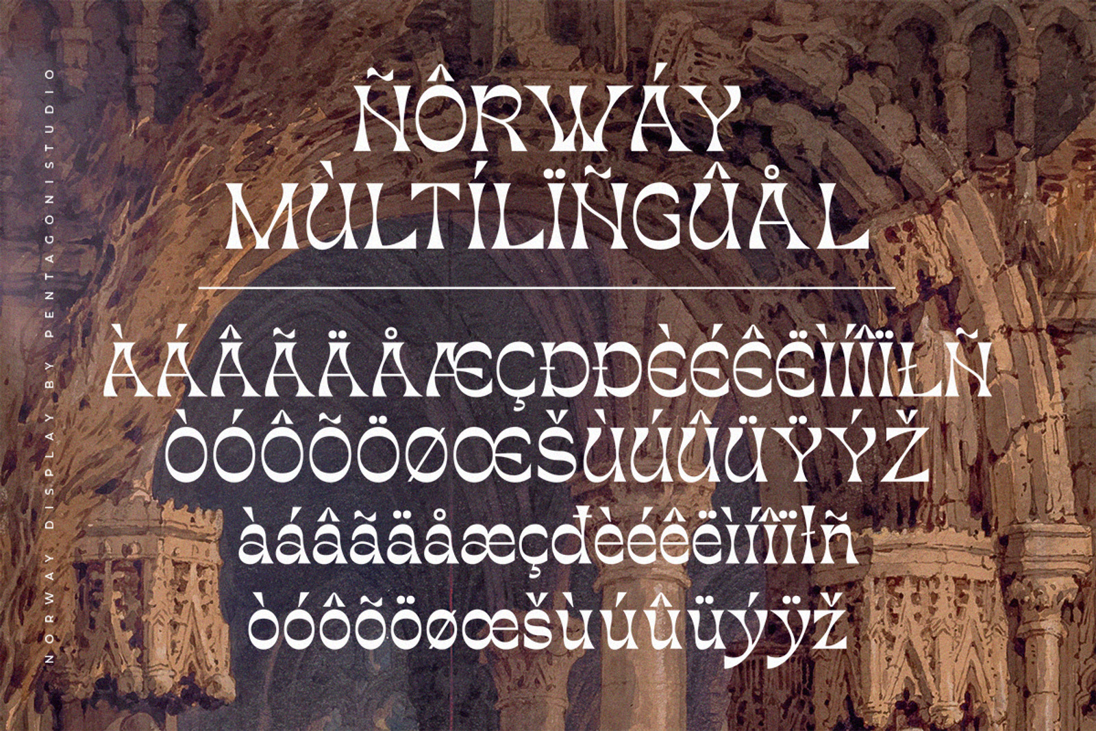Norway | Authentic Display Typeface Font - TemplateMonster