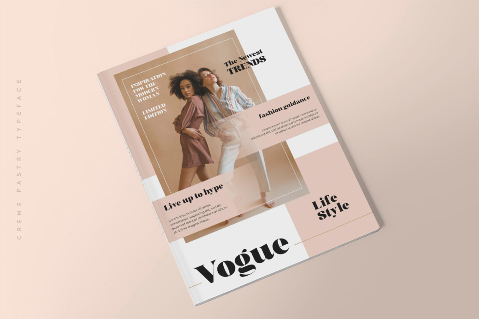 Creme Pastry | Cheek Display Font #274074 - TemplateMonster