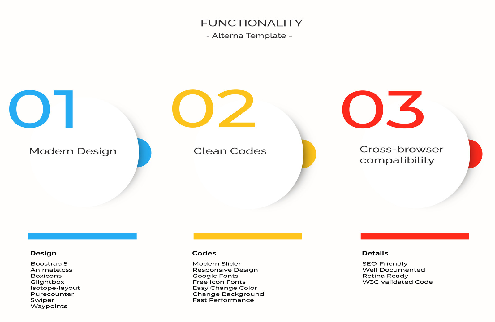 Alterna - Responsive 9 Pages Modern HTML5 Te m plate