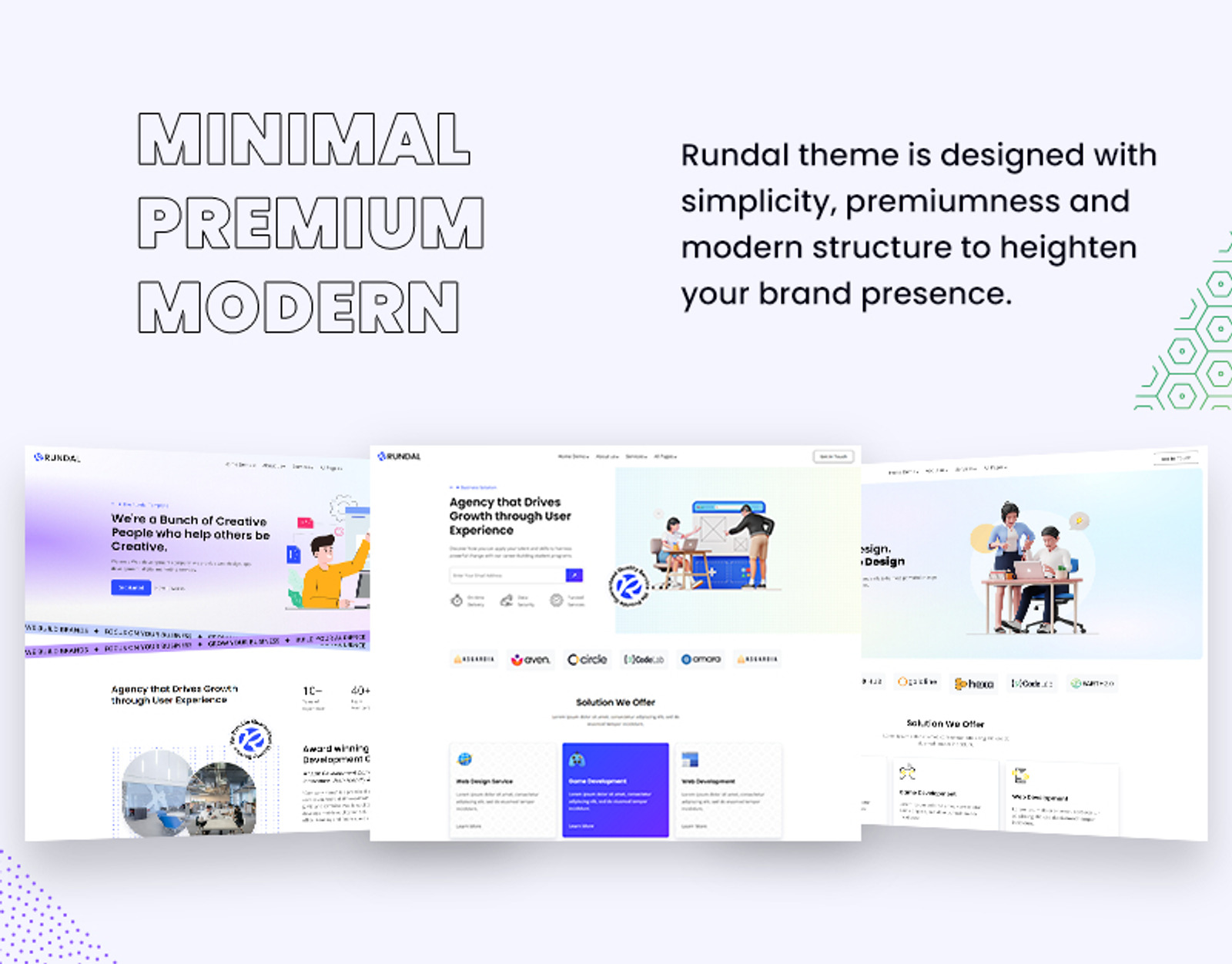 Rundal - Modern Multi-Purpose HTML5 Template