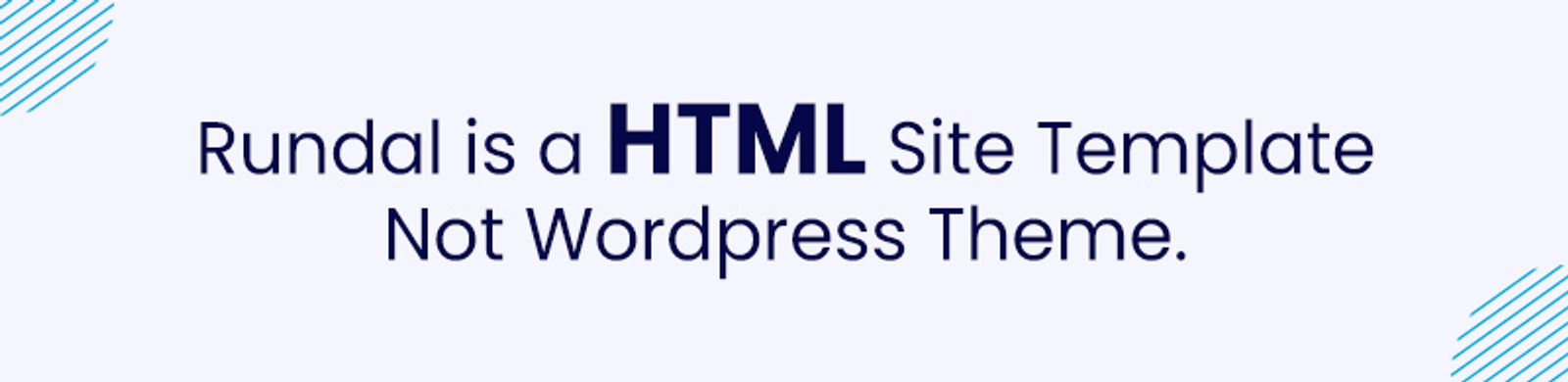 Rundal - Modern Multi-Purpose HTML5 Template