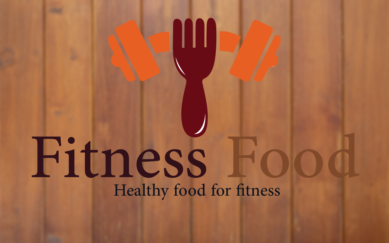 Fitness Food Logo Template #266518 - TemplateMonster