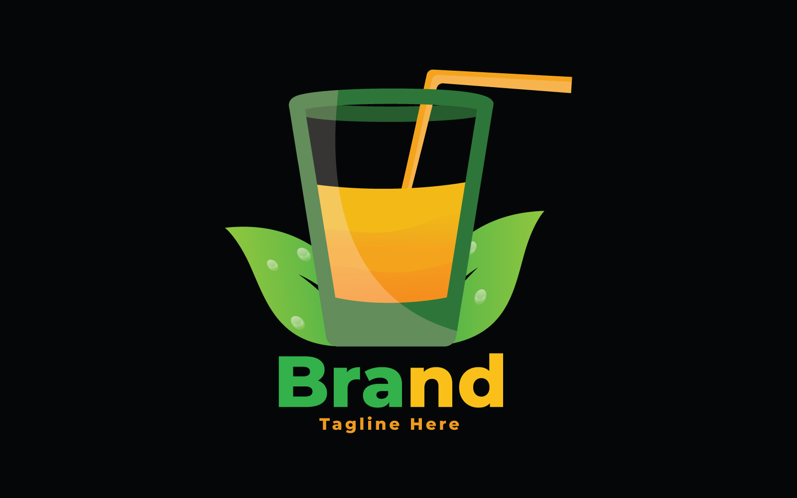 Fresh Drink Logo Template #160351 - TemplateMonster