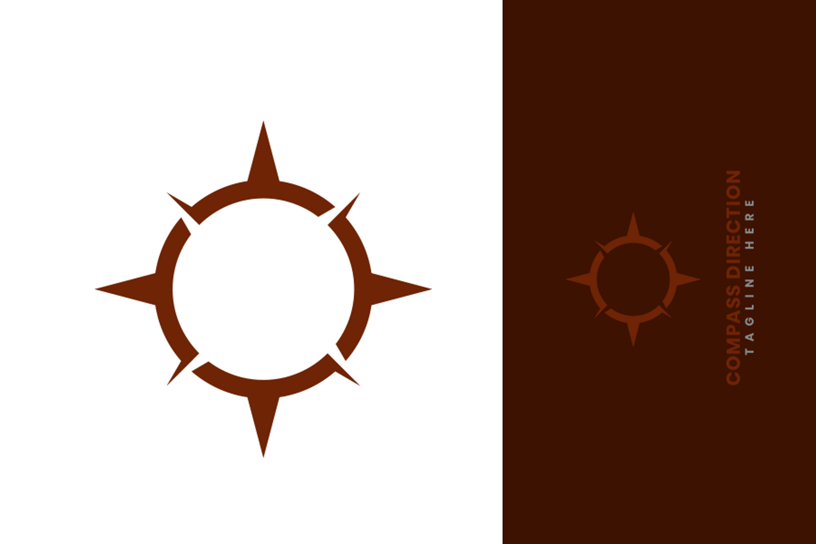 Compass Direction Logo Logo Template - TemplateMonster