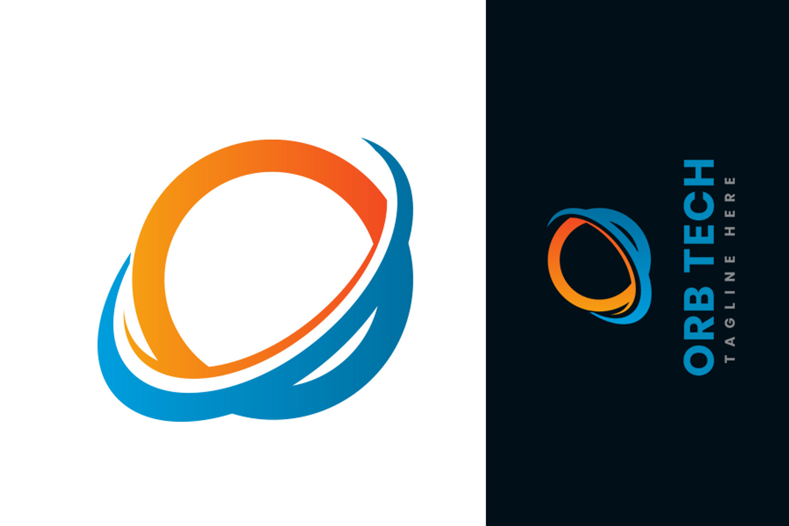 Technology App Orb Logo Design Template - TemplateMonster