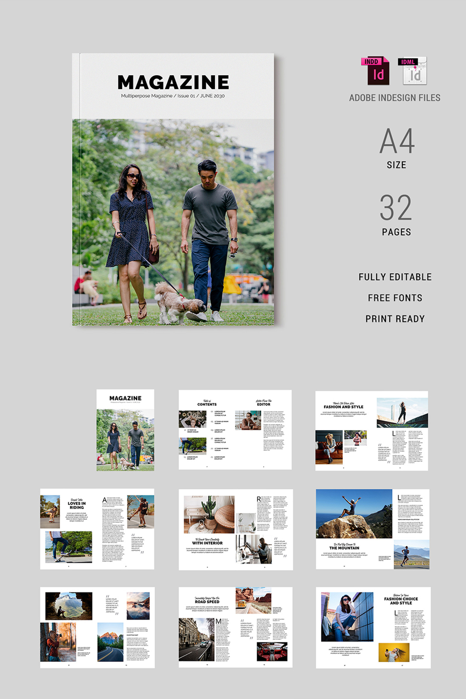 Plantilla de revista multipropósito #351790 - TemplateMonster