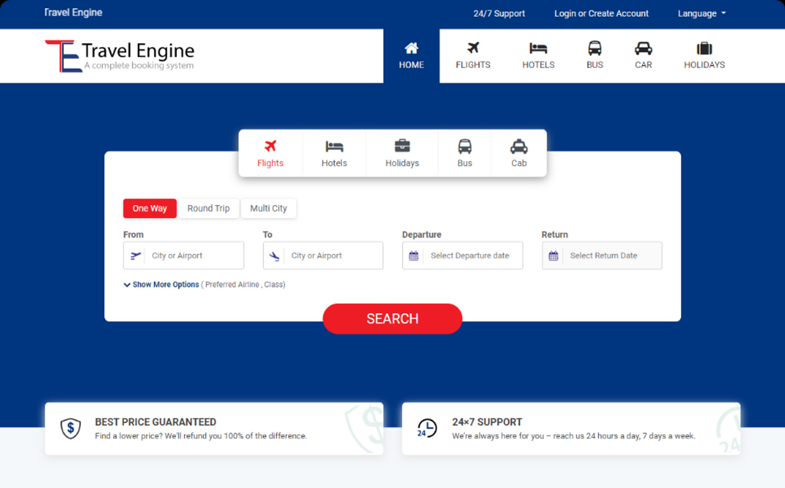 Travel Engine – Creative Travel Booking Template