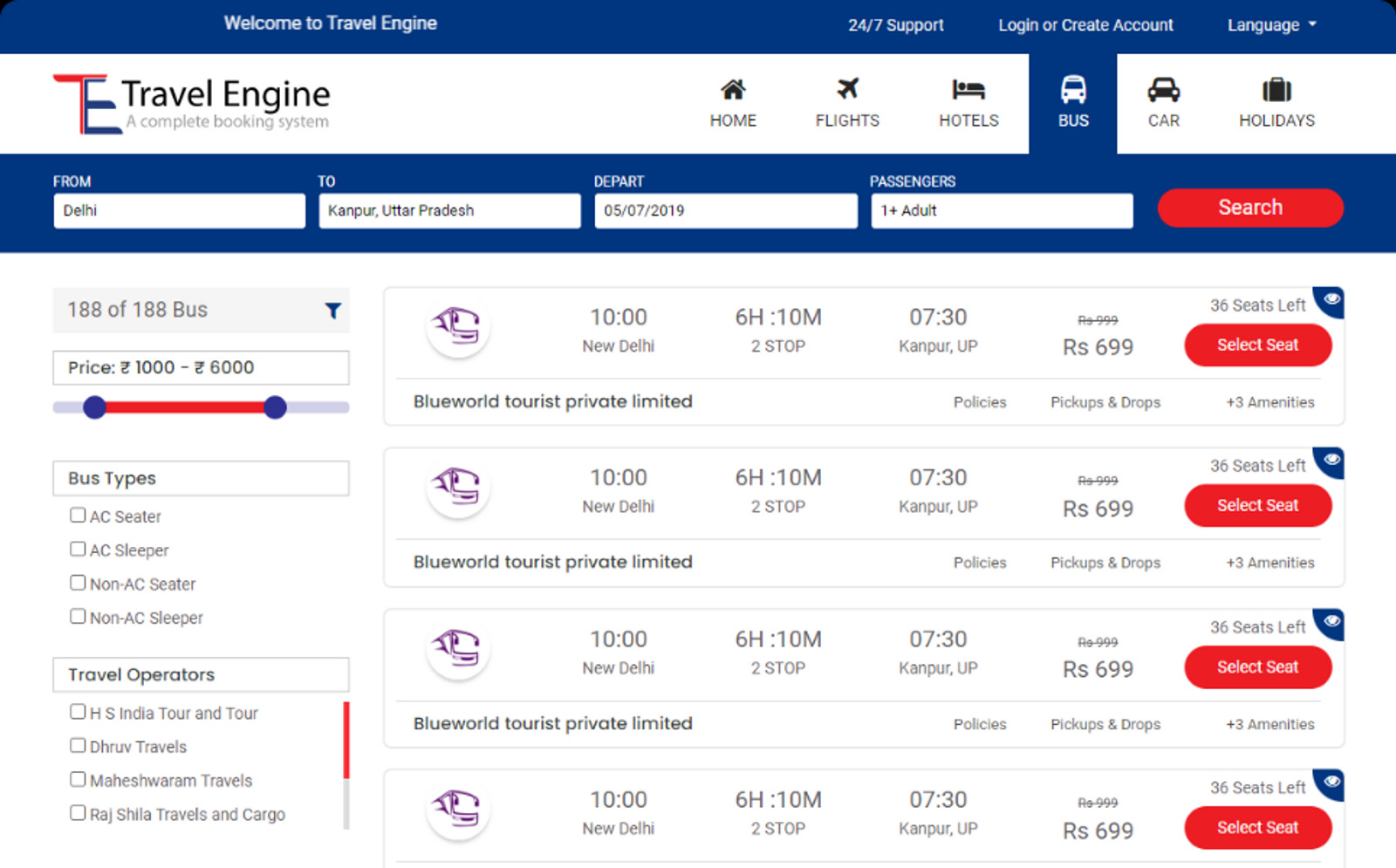 Travel Engine – Creative Travel Booking Template