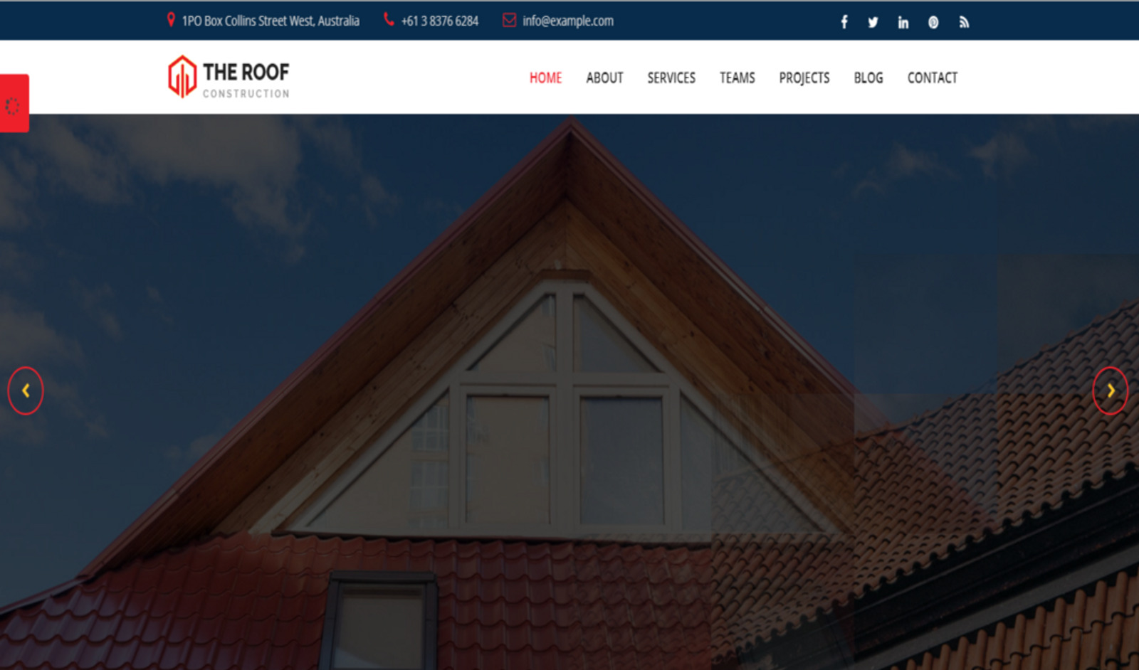 Home Roofer | Roofing Company Services & Construction Html Website template