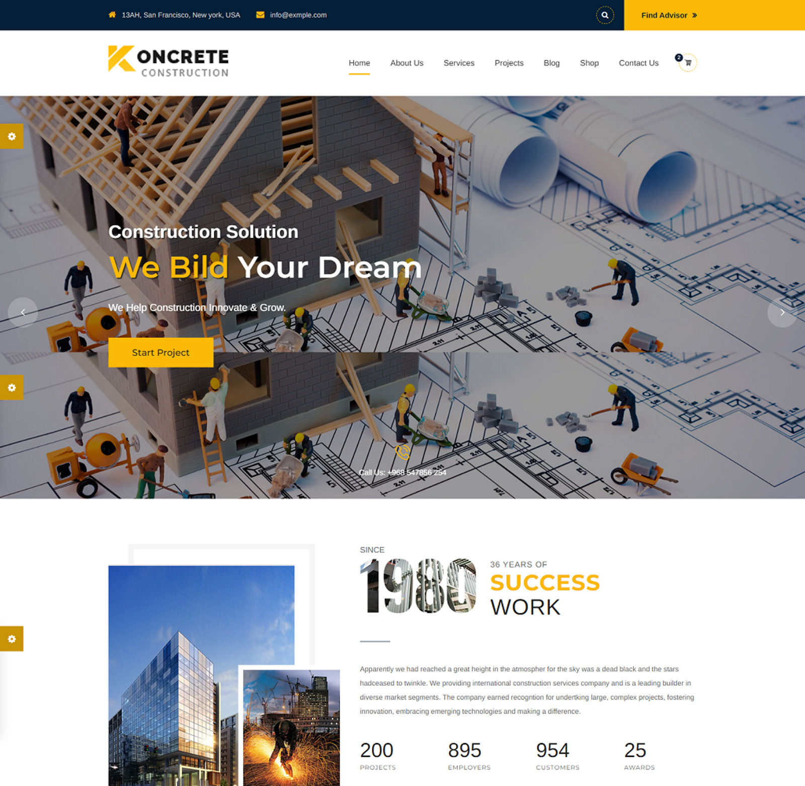 Constructo - Construction Building HTML Template