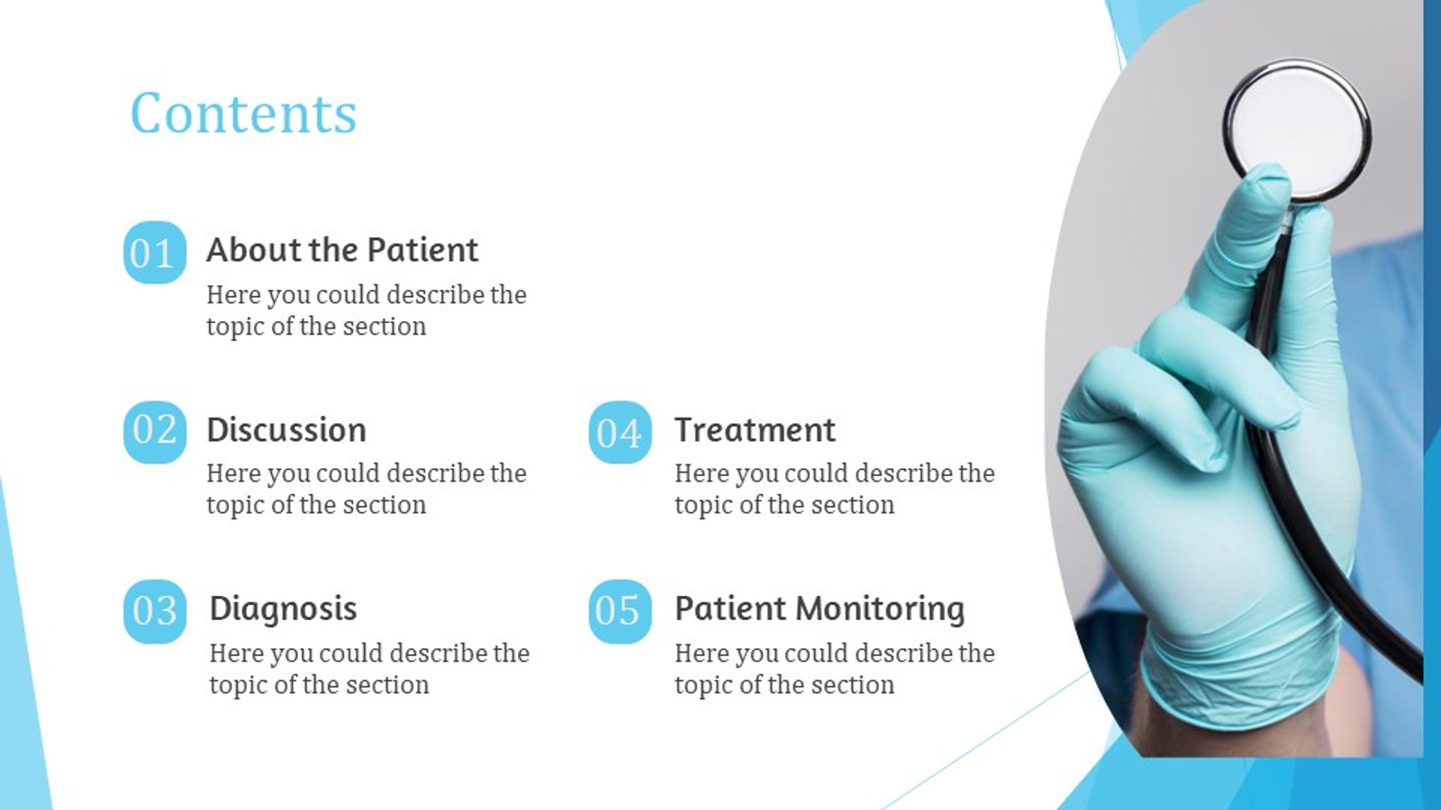 Clinical Case PowerPoint modern Template - TemplateMonster