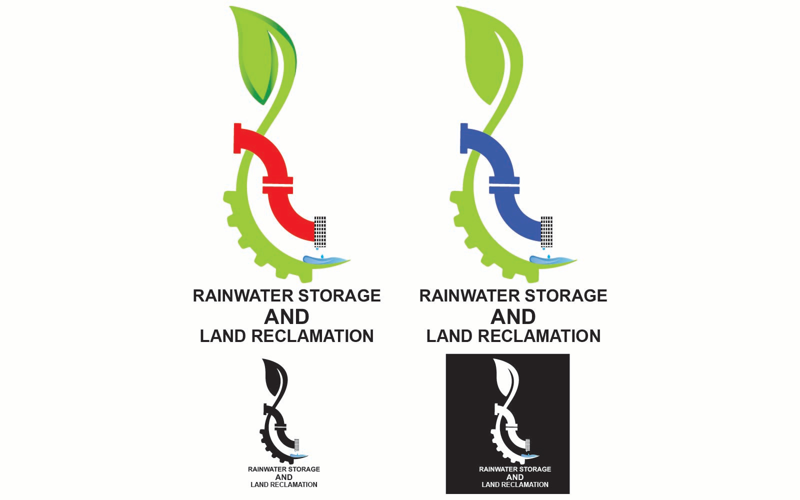 Rainwater Storage And Land Reclamation Logo - TemplateMonster