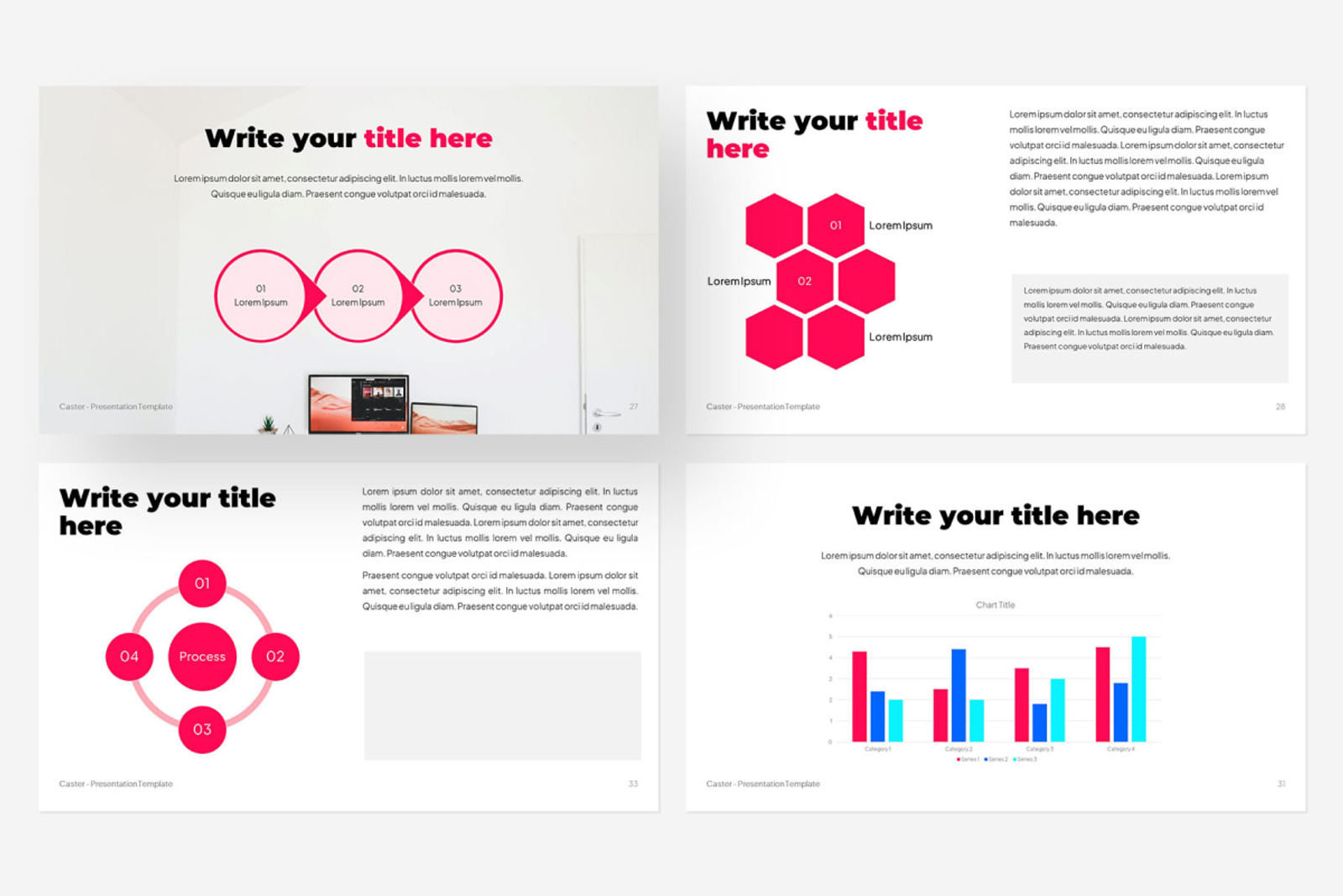 Caster PowerPoint Template #294939 - TemplateMonster