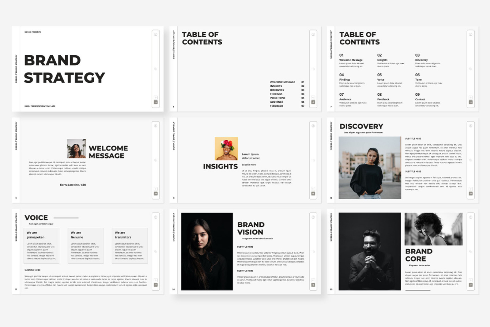 Sierra - Brand Strategy PowerPoint Template - TemplateMonster