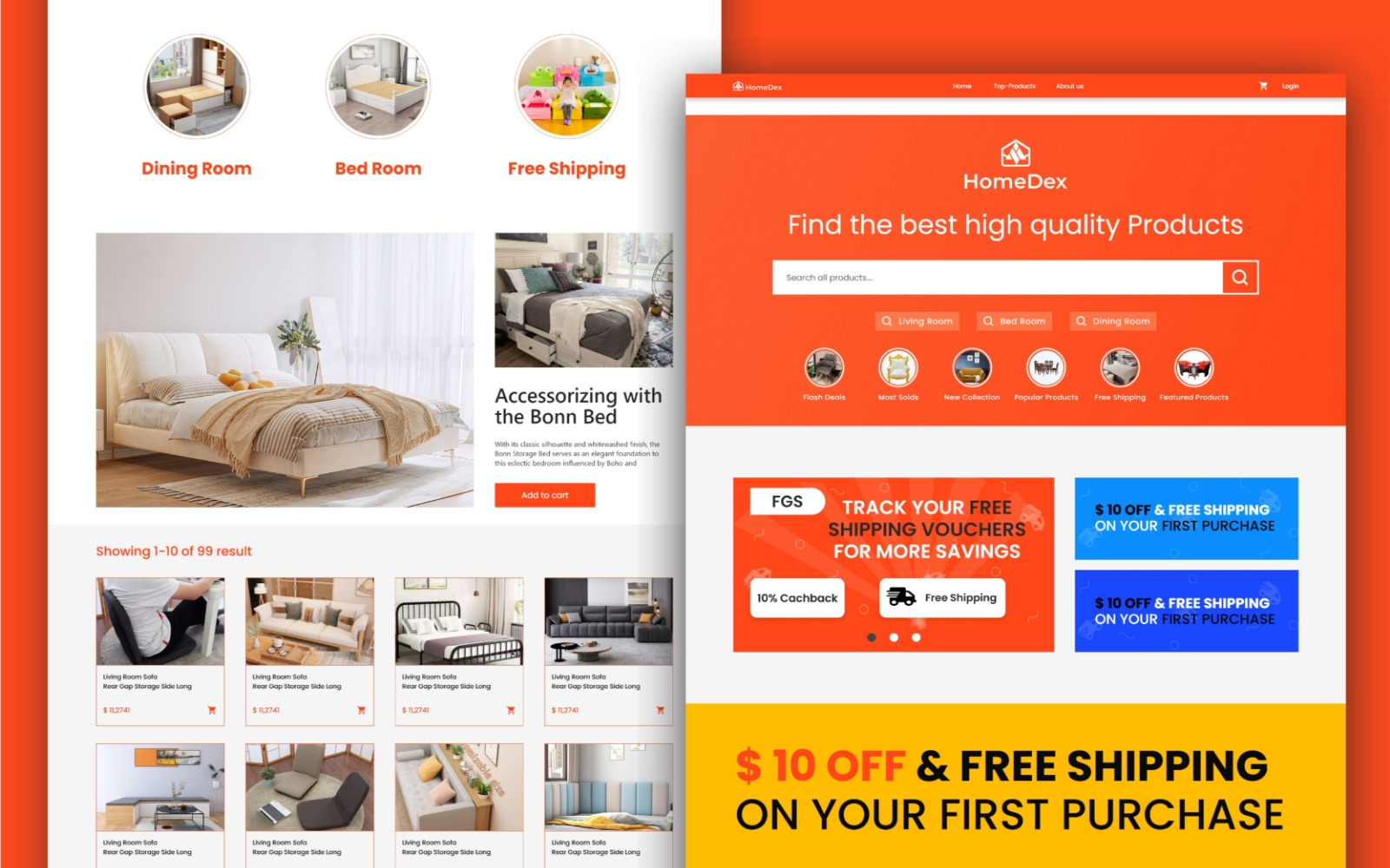 E-Commerce Website UI Template #259763 - TemplateMonster