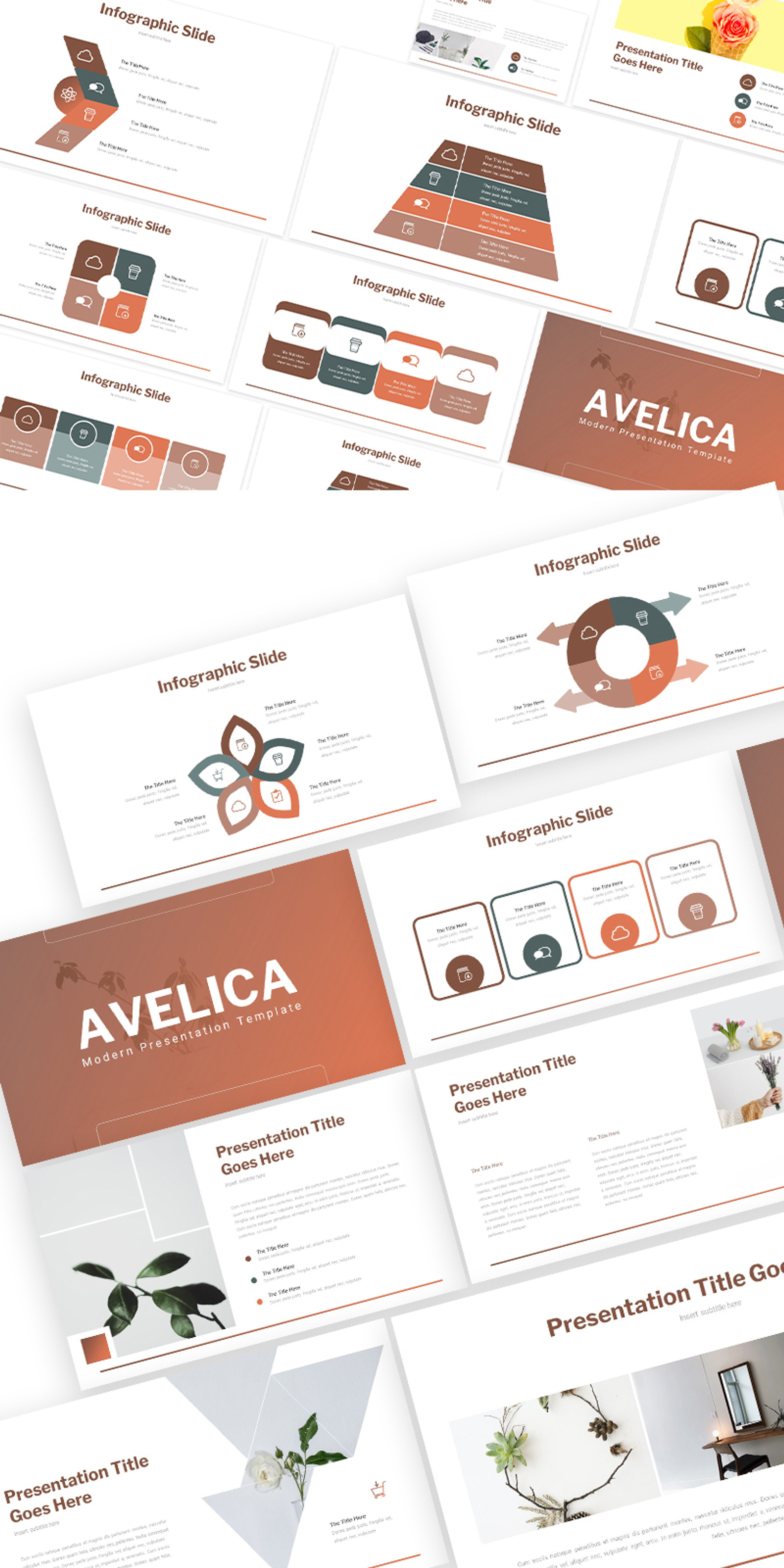 Avelica Modern Google Slides Template - TemplateMonster