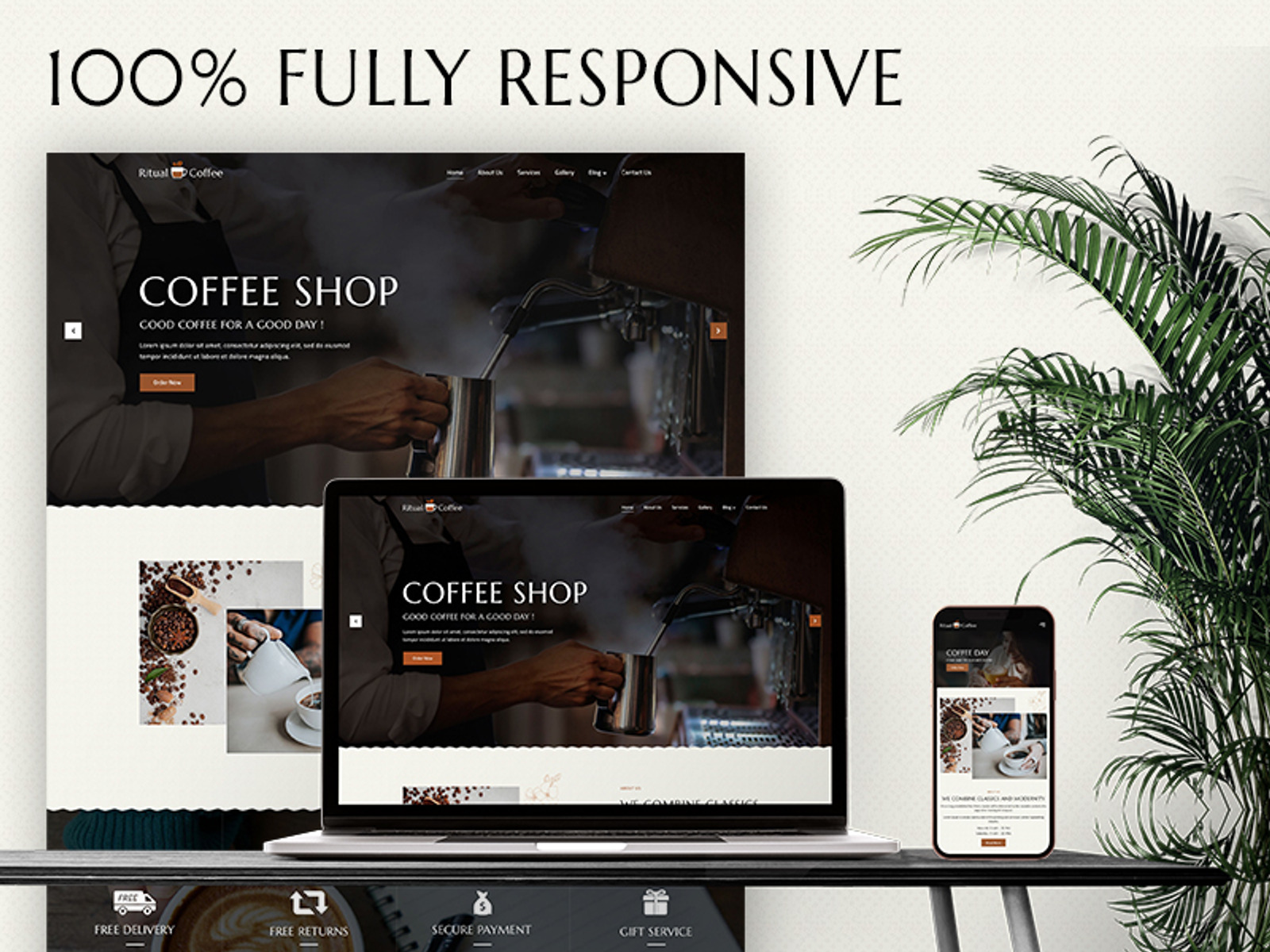 Ritual Coffee - Coffee Shop HTML5 Website Template