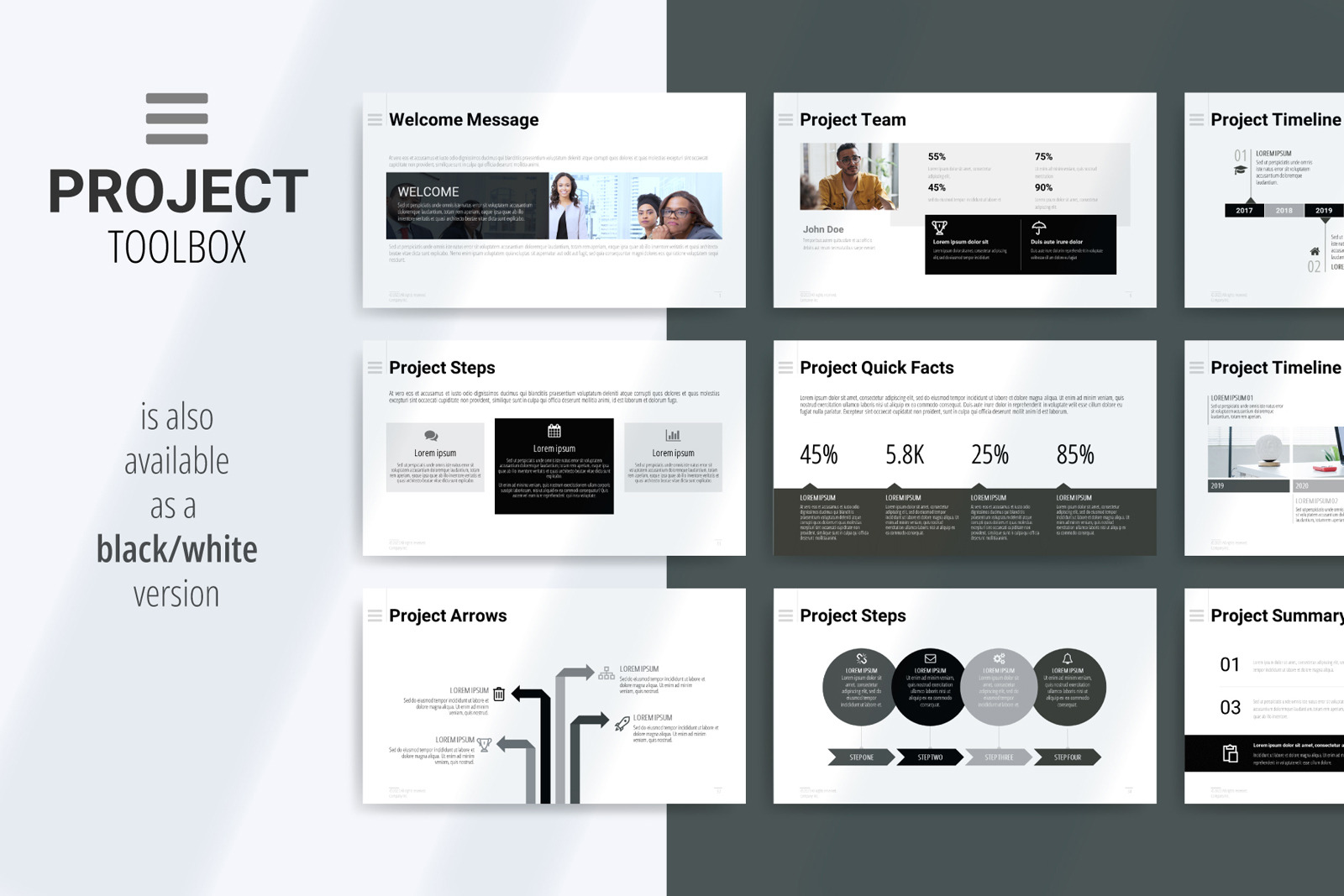 Project Toolbox - Multipurpose Powerpoint Template