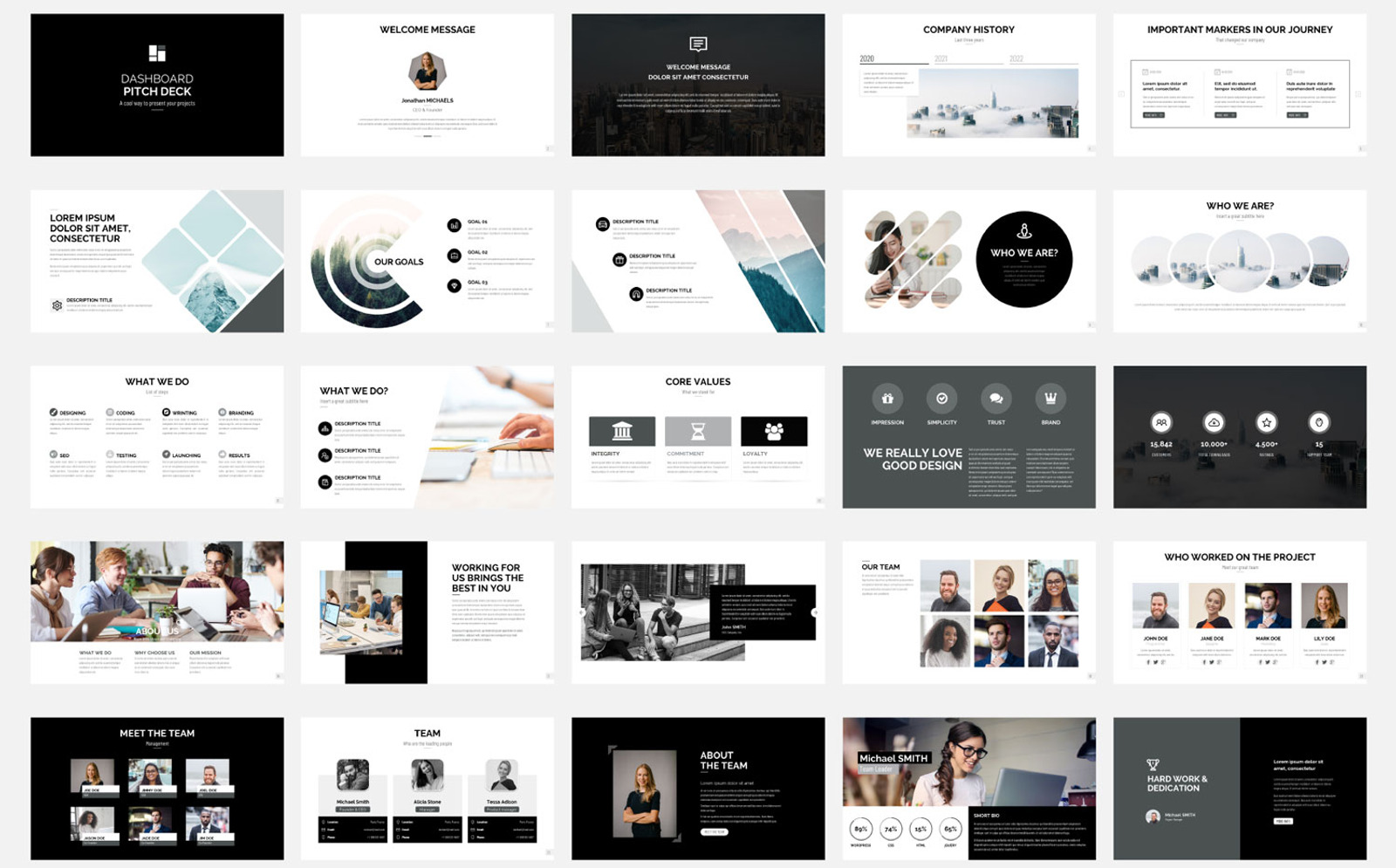 Pitch Deck - Presentation Dashboard #266713 - TemplateMonster