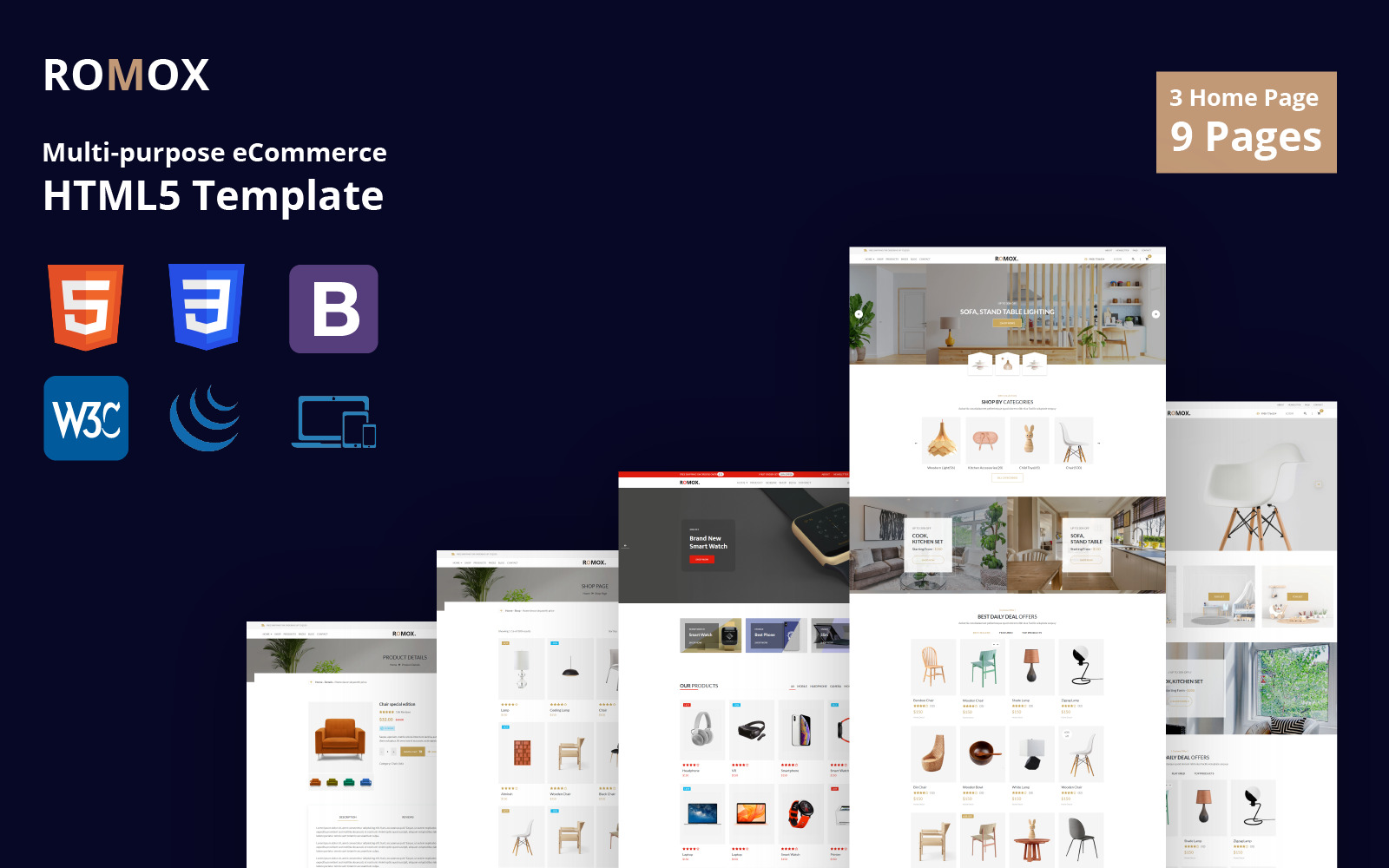 Romox | Multi-purpose eCommerce HTML5 Template