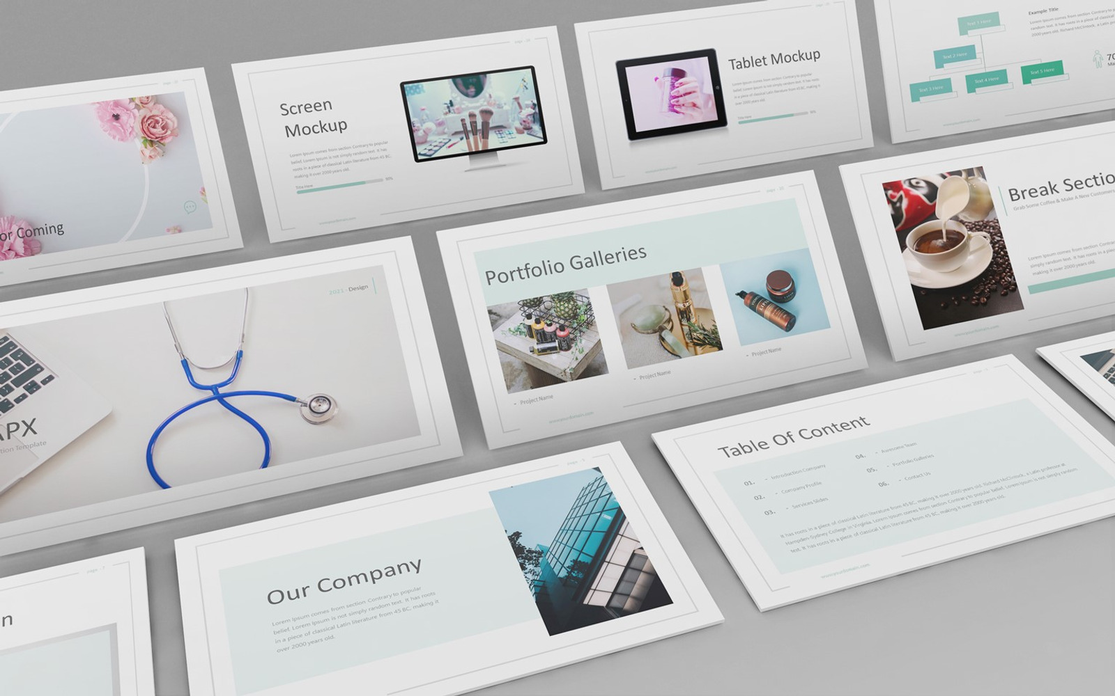 Multipurpose infographic Modern Style PowerPoint Template